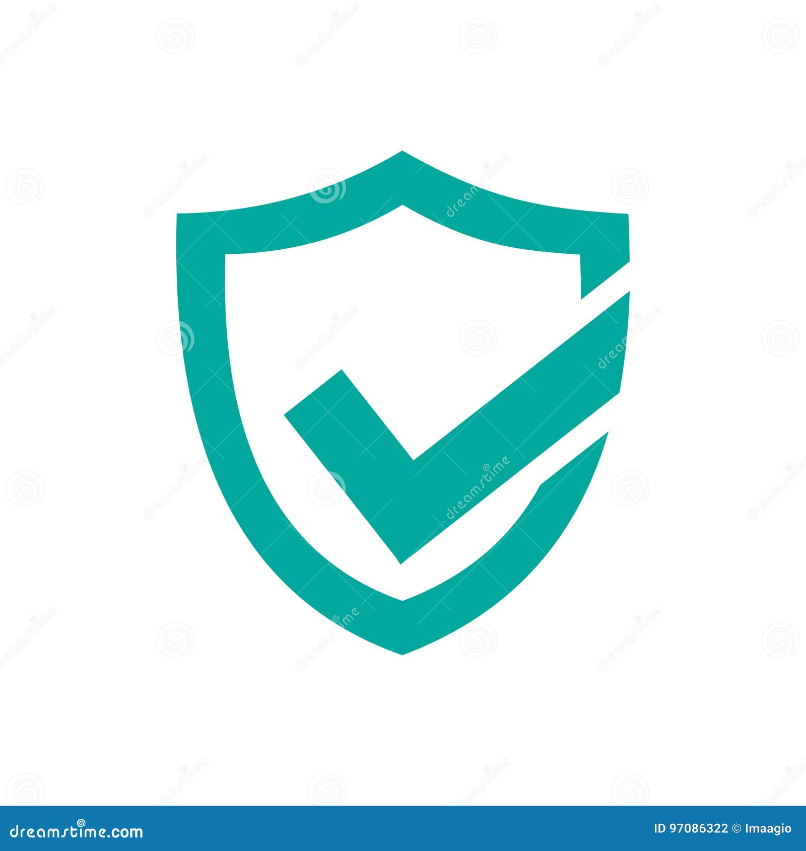 Icône Active Verte De Bouclier De Protection Illustration de Vecteur ...