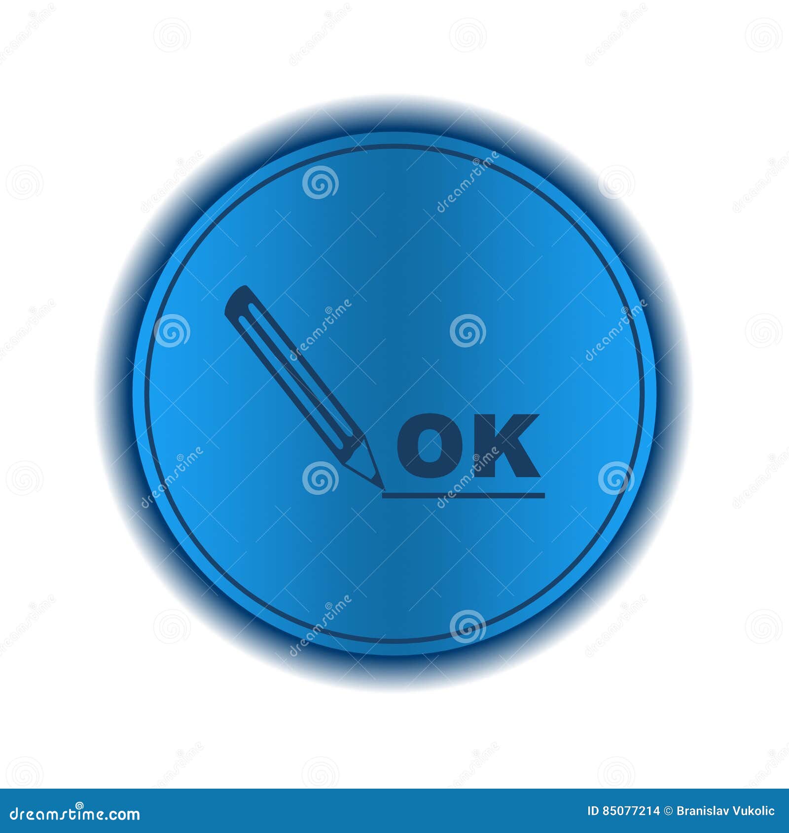 Icône CORRECTE, Signe, Illustration Illustration Stock - Illustration ...