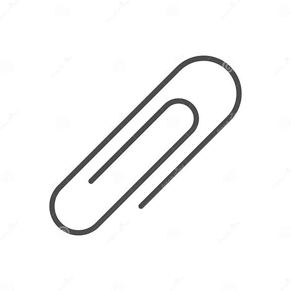 Icône d'agrafe illustration de vecteur. Illustration of dessin - 87800104