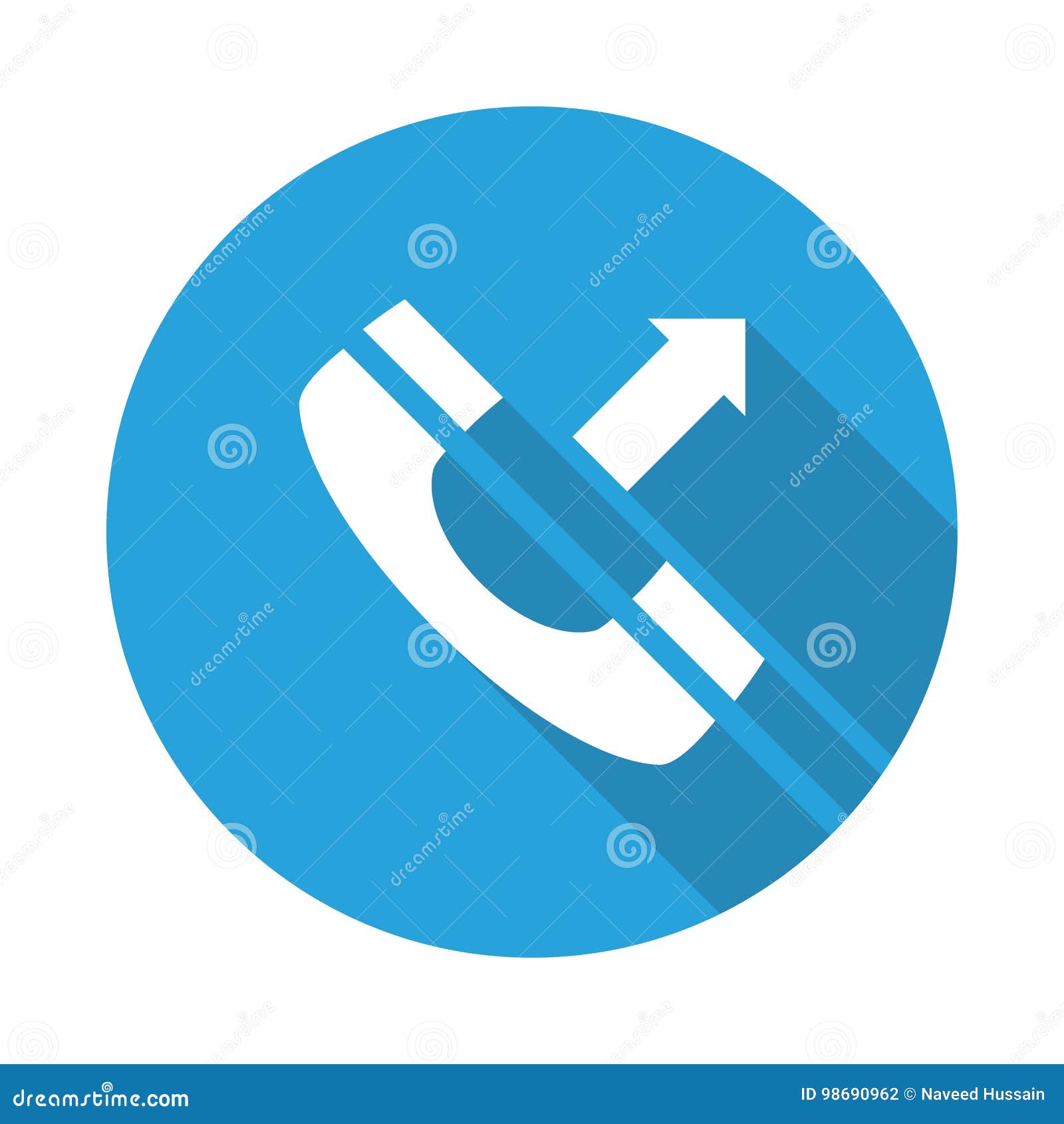 Icône d'appel sortant illustration stock. Illustration du contact ...