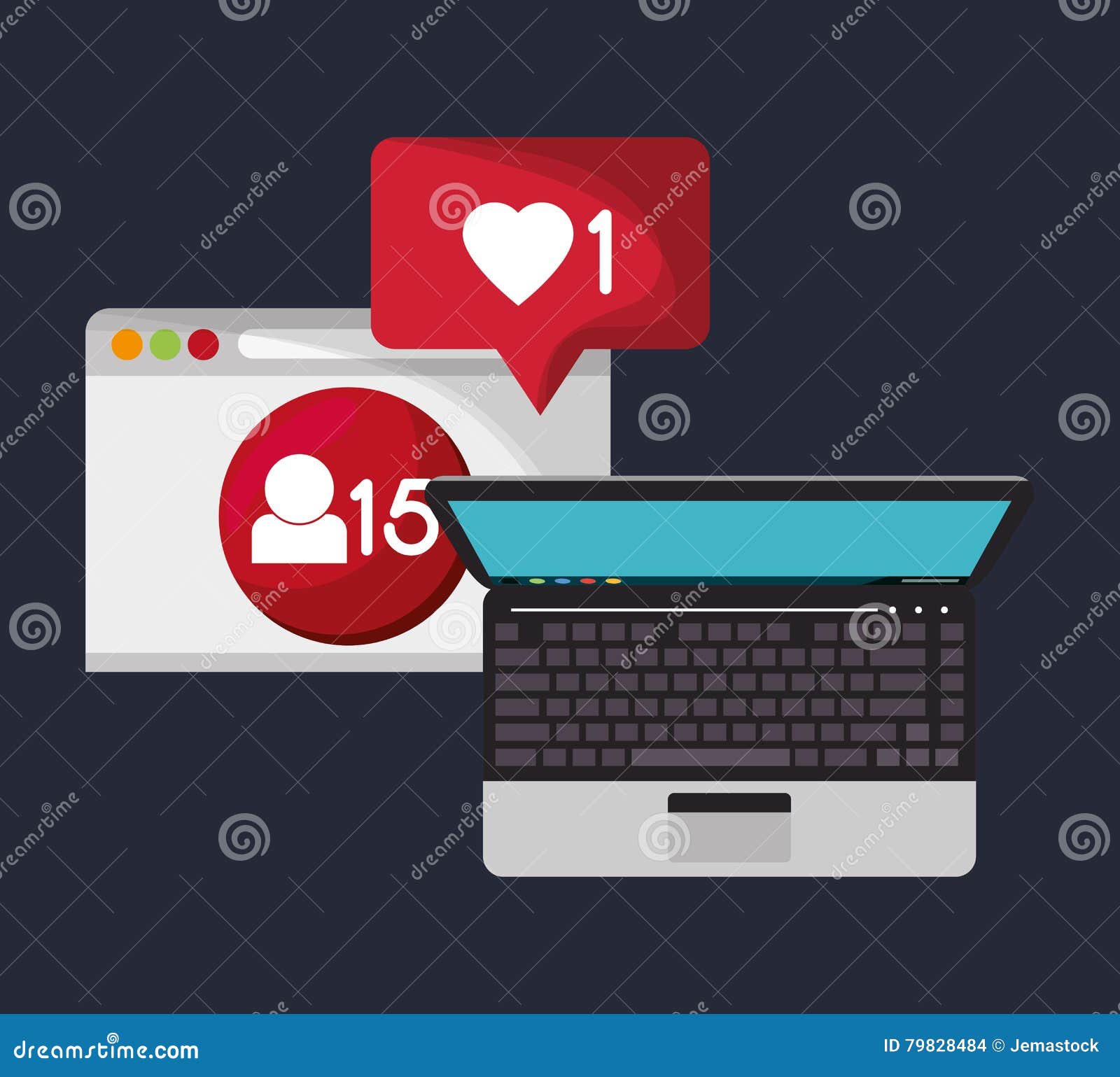 Icône D'avis Dans L'image Relative De Communication Illustration Stock ...