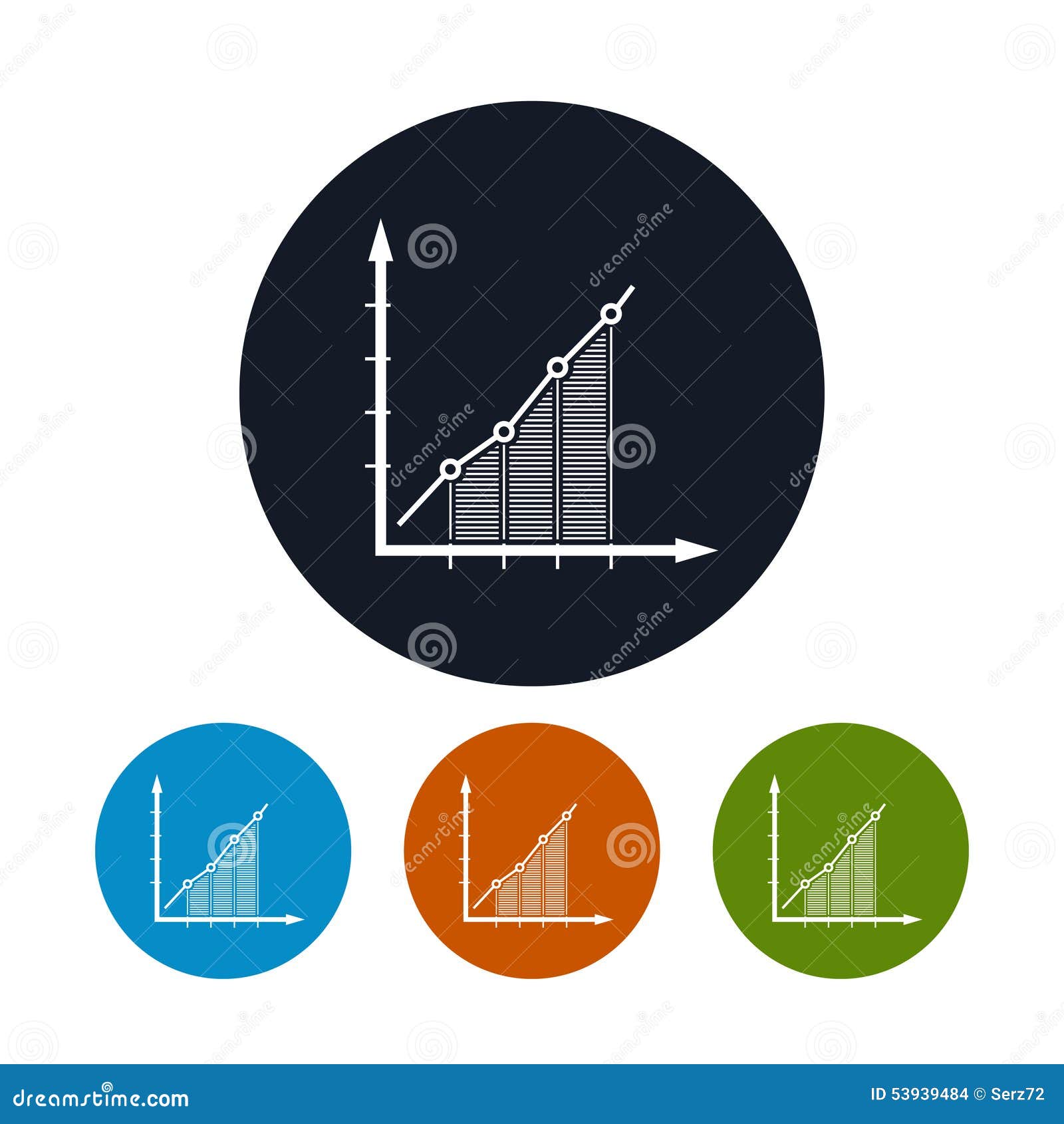 Icône D'Infographics, Icône De Programme Illustration de Vecteur ...
