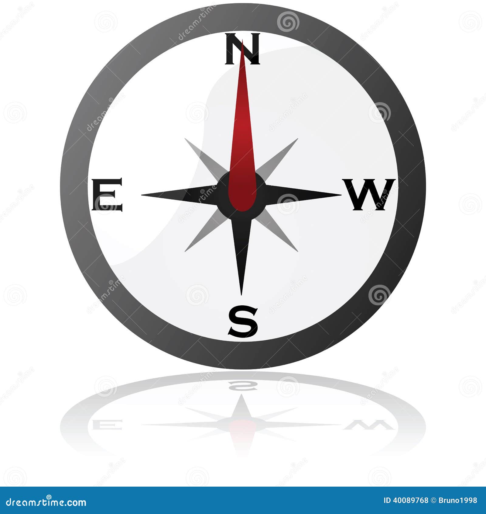 Icône de boussole illustration de vecteur. Illustration du illustration ...