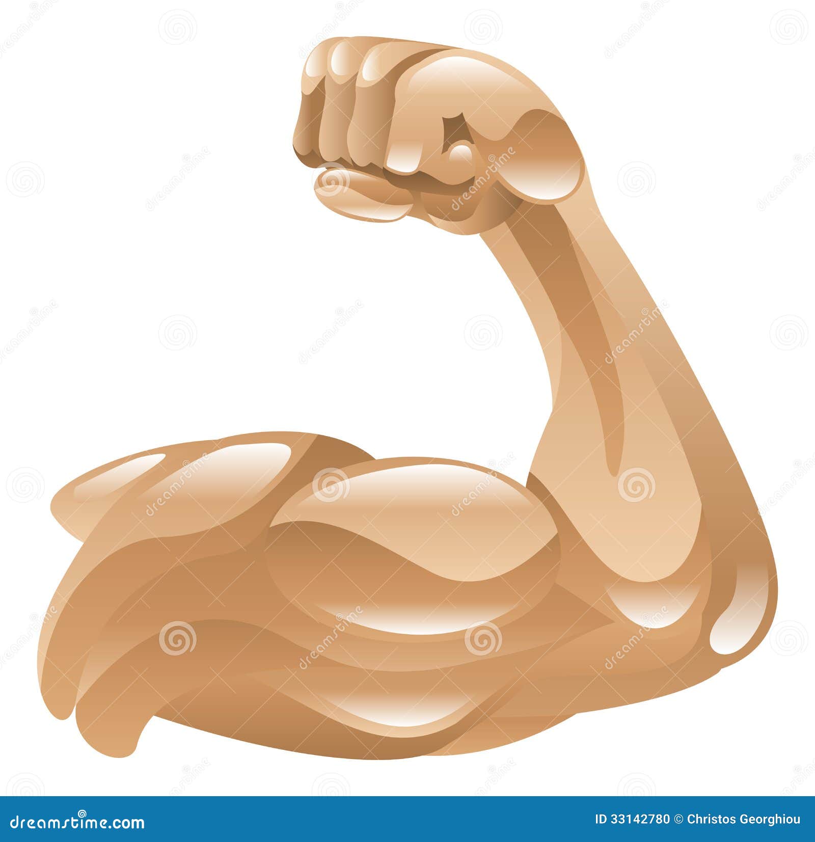 Icône de bras fort illustration de vecteur. Illustration du muscles ...