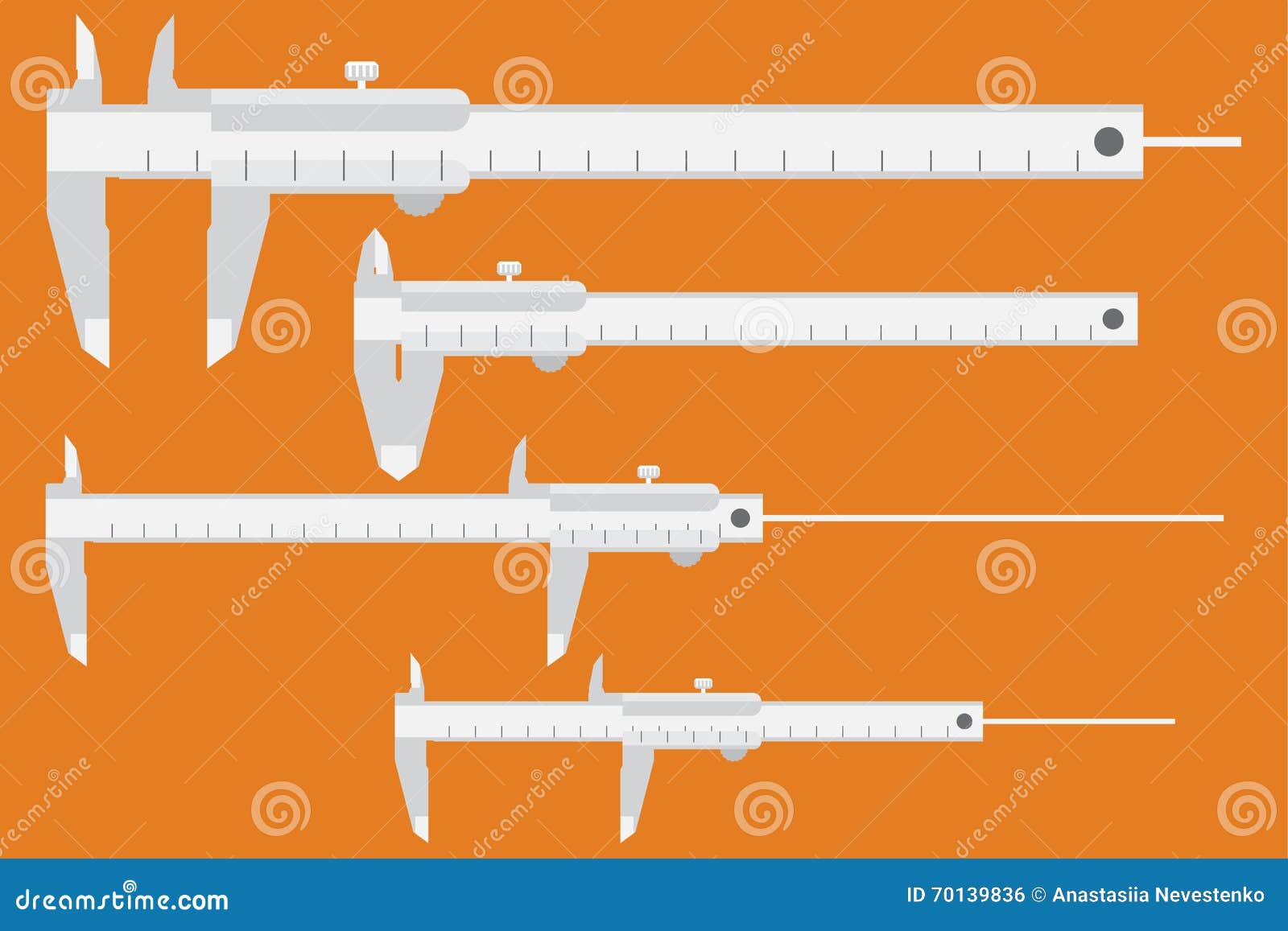 Icône De Calibre Instrument De Mesure Illustration de Vecteur ...