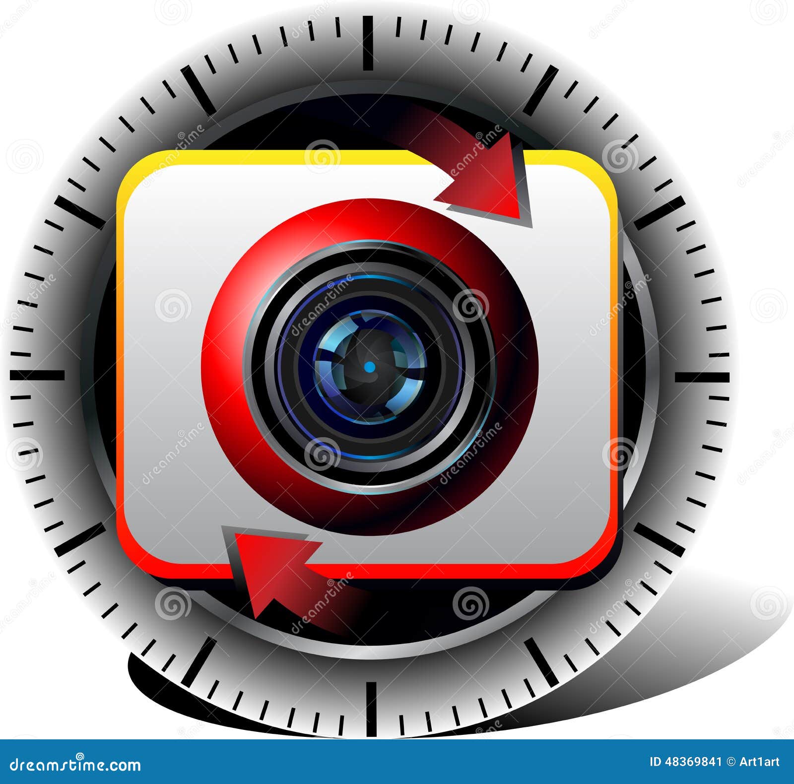 Icône de came illustration de vecteur. Illustration du archives - 48369841