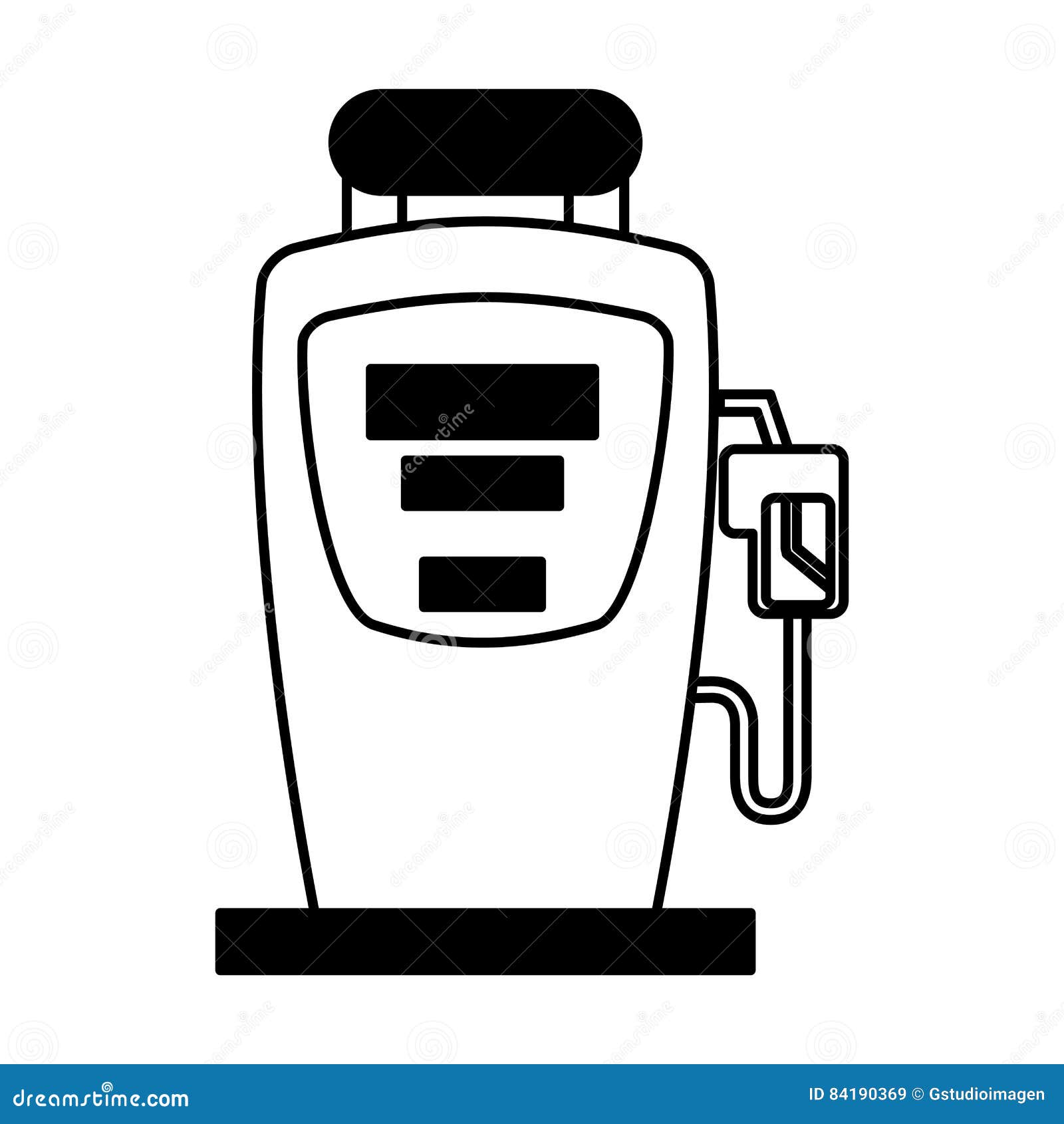 Icône De Carburant De Service De Station Illustration Stock ...