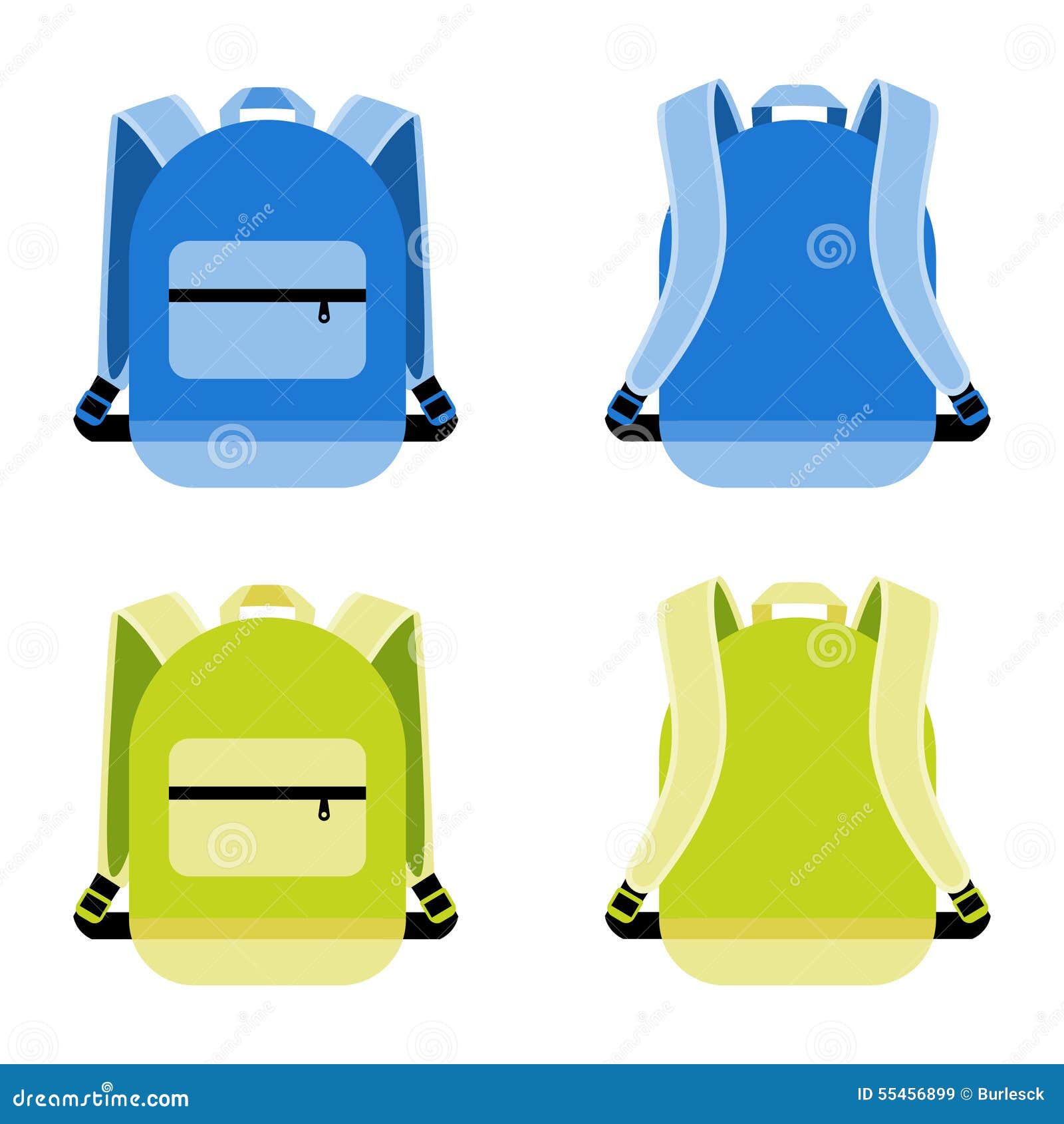 Icône de cartable illustration de vecteur. Illustration du objet - 55456899