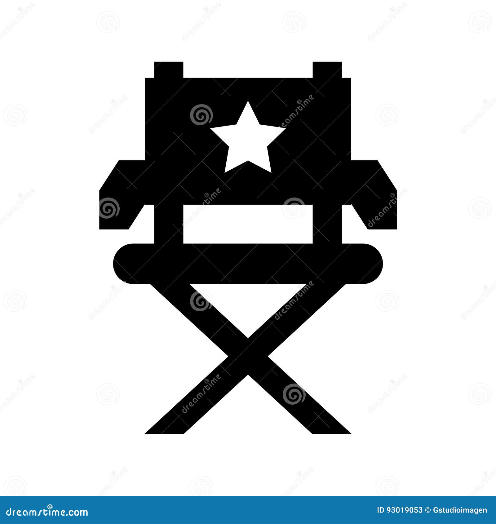 Icône De Chaise De Cinéaste Illustration de Vecteur - Illustration du ...