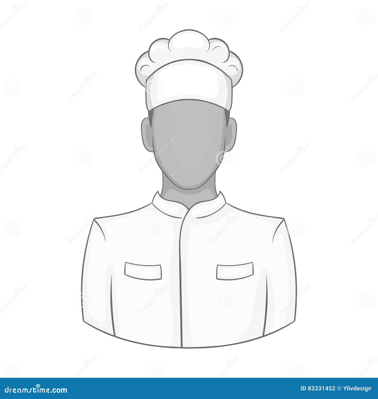 Chef Monochrome Stock Illustrations, Vecteurs, & Clipart – (2,040 Stock ...