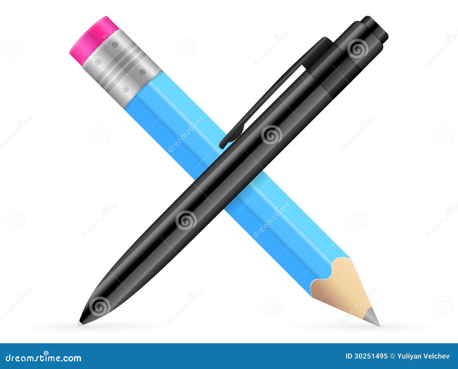Icône De Crayon Et De Stylo Illustration de Vecteur - Illustration du ...
