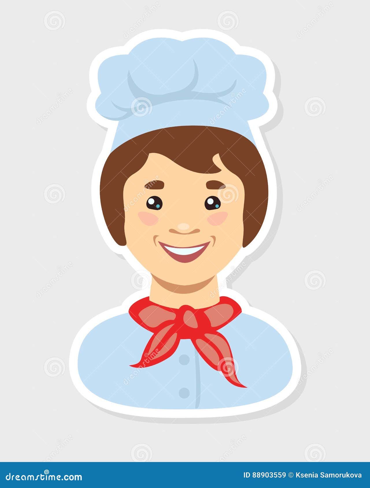 Icône De Cuisinier Avatar De Chef De Vecteur Illustration de Vecteur ...