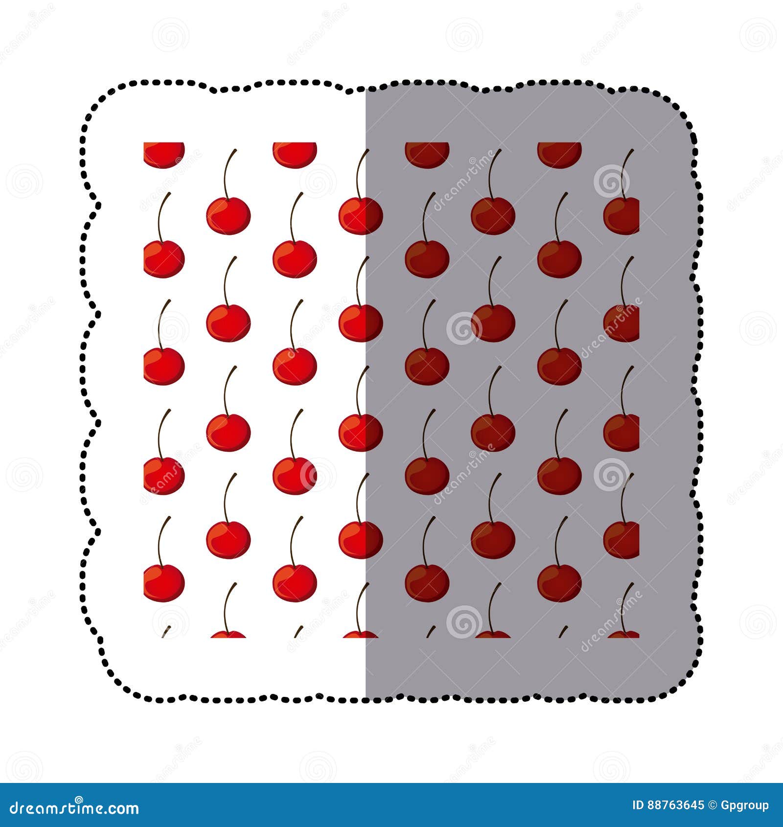 Icône De Fond De Merise De Couleur Illustration Stock - Illustration du ...