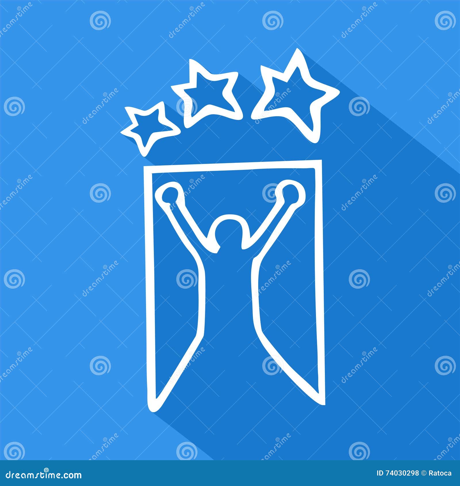 Icône de gagnant illustration de vecteur. Illustration of conception ...