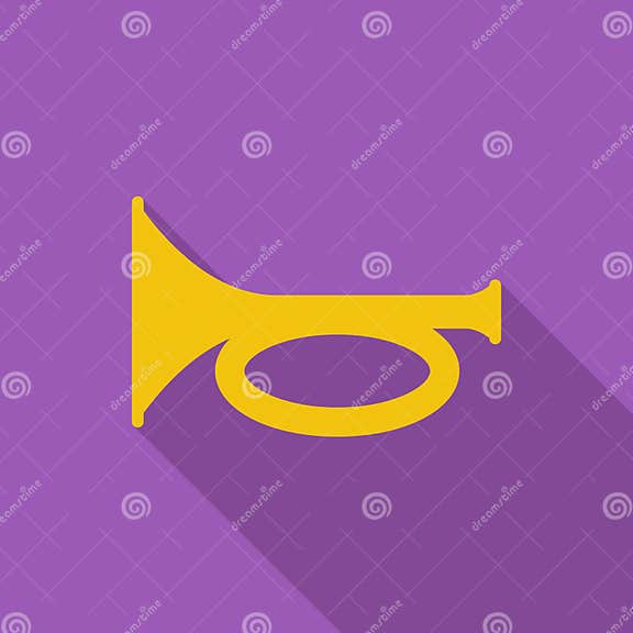 Icône de klaxon illustration de vecteur. Illustration du instrument ...