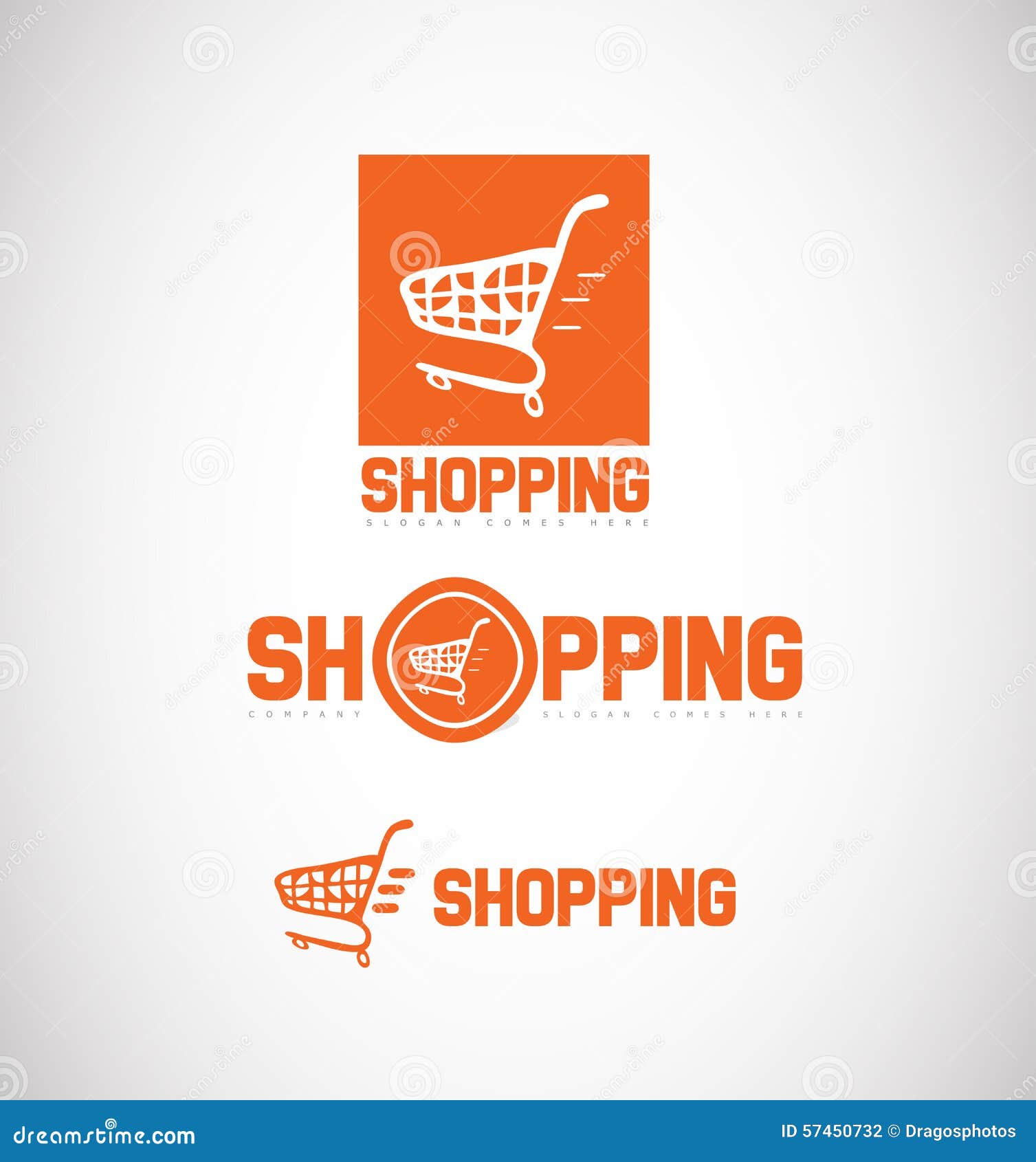 Icône de logo de caddie illustration de vecteur. Illustration du ...