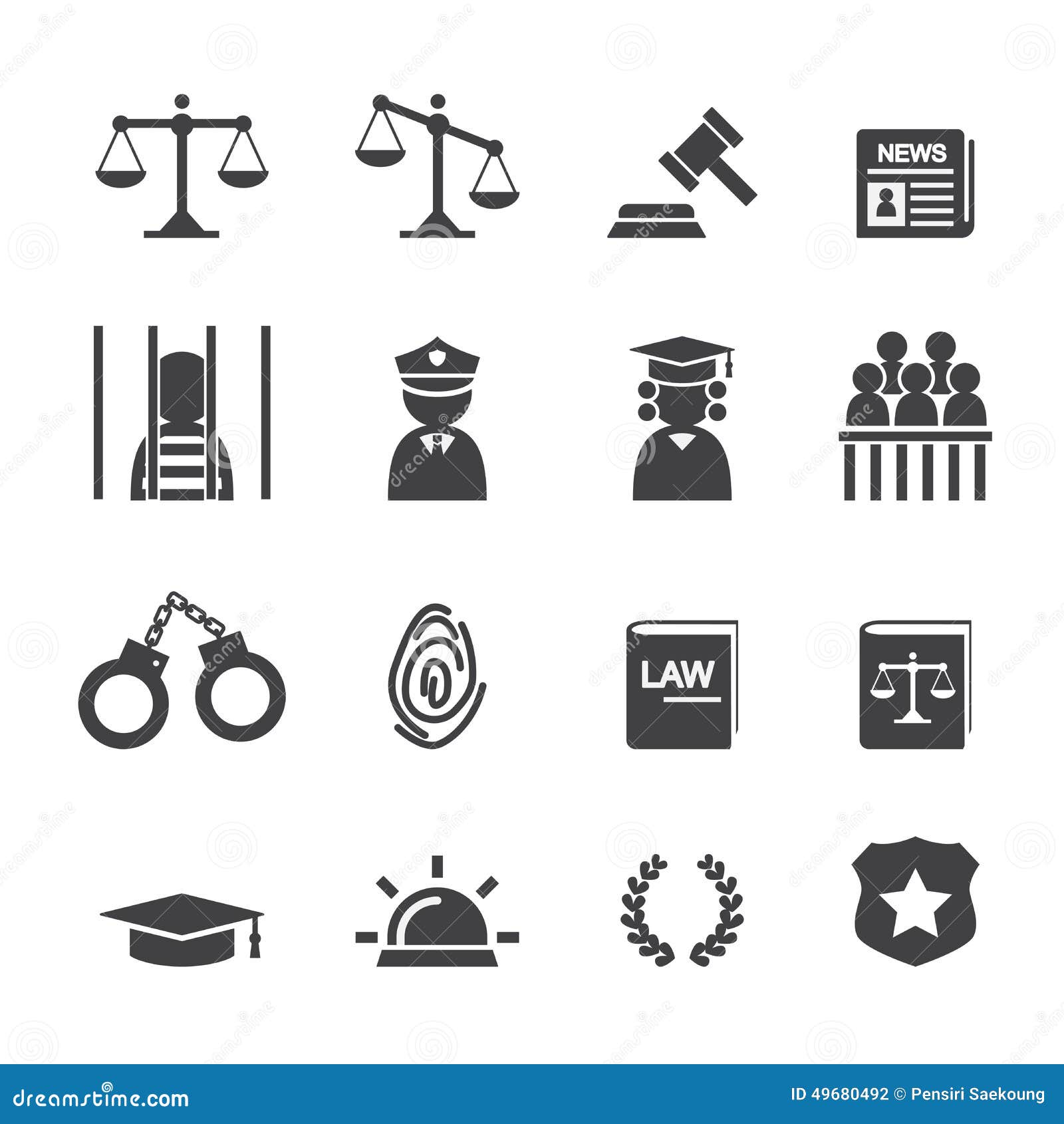 Icône de loi illustration de vecteur. Illustration du convenez - 49680492