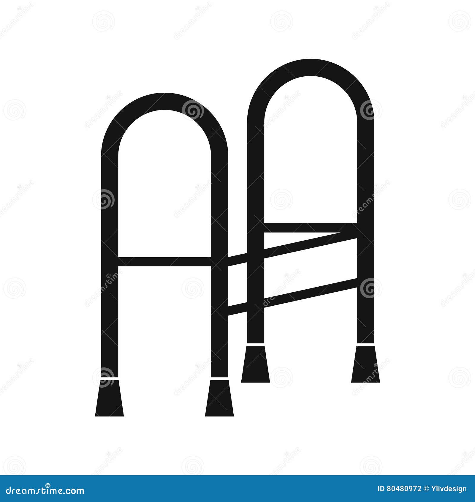 Icône De Marcheur, Style Simple Illustration de Vecteur - Illustration ...