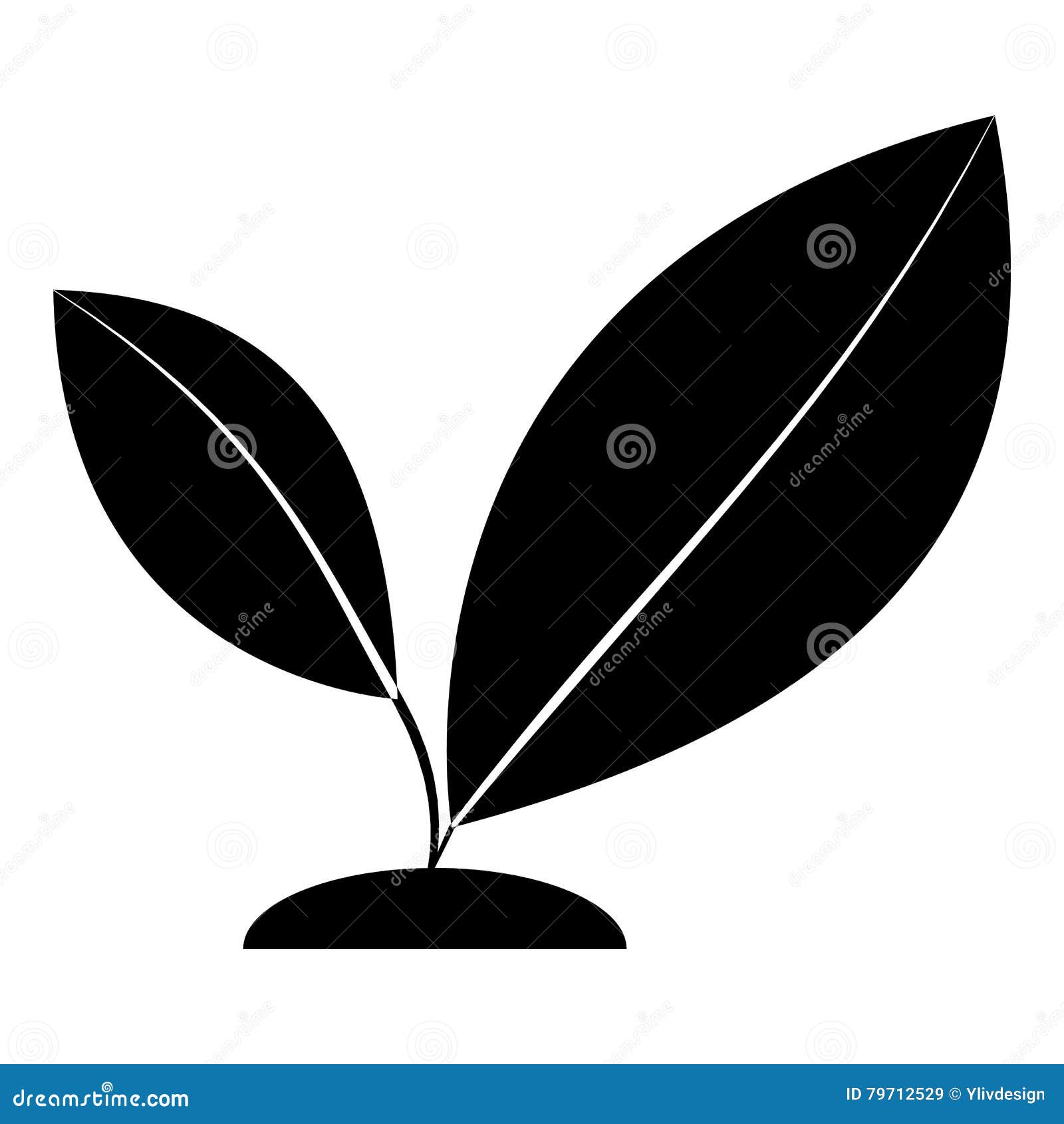 Icône De Pousse, Style Simple Illustration de Vecteur - Illustration du ...