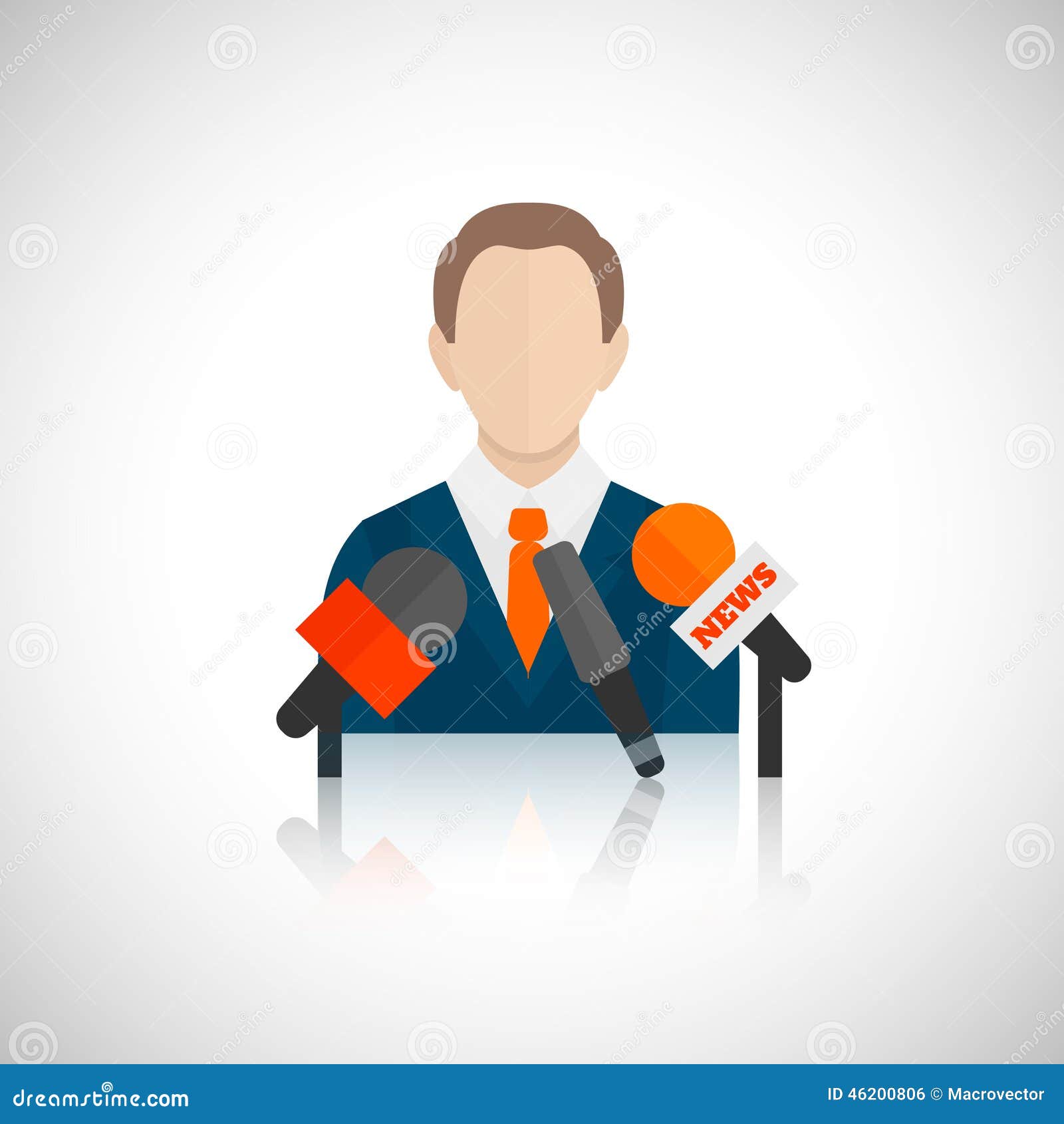 Icône De Prise De Parole En Public Illustration de Vecteur ...