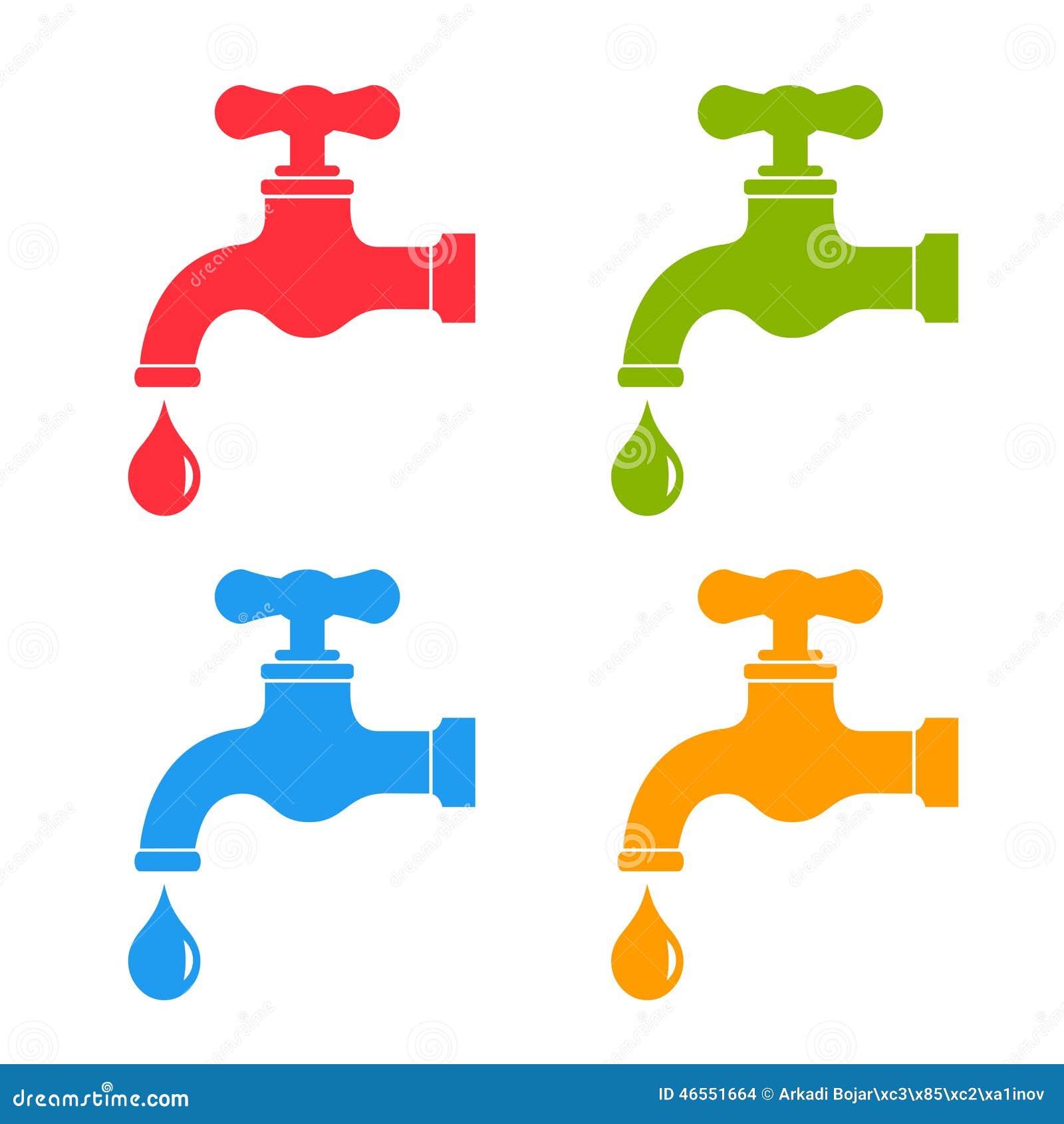 Icône de robinet d'eau illustration de vecteur. Illustration du ...