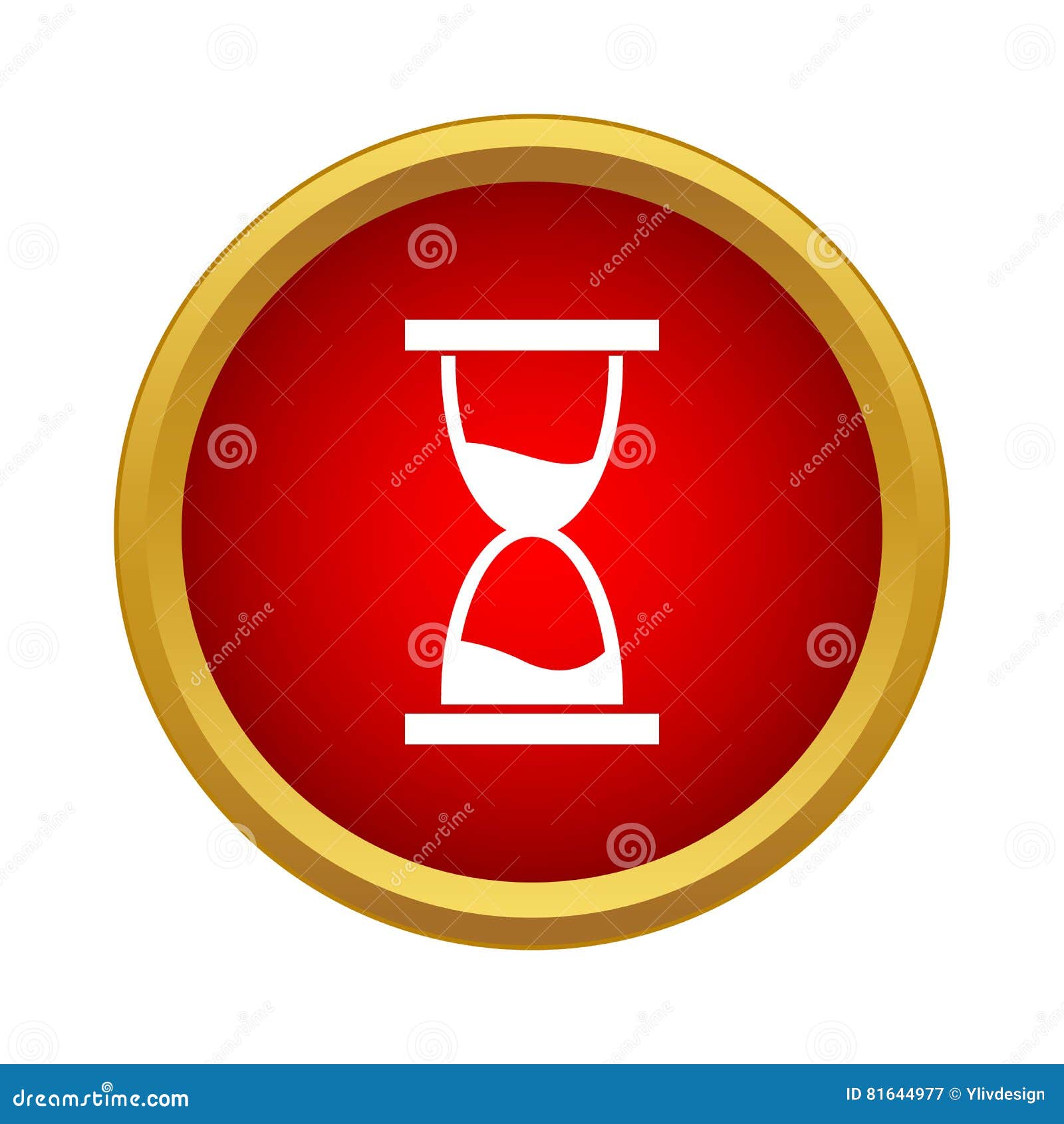 Icône De Sablier, Style Simple Illustration de Vecteur - Illustration ...