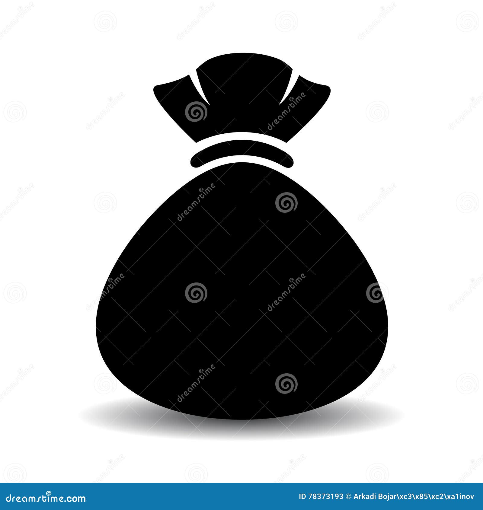 Icône de sac de sac illustration de vecteur. Illustration du ...