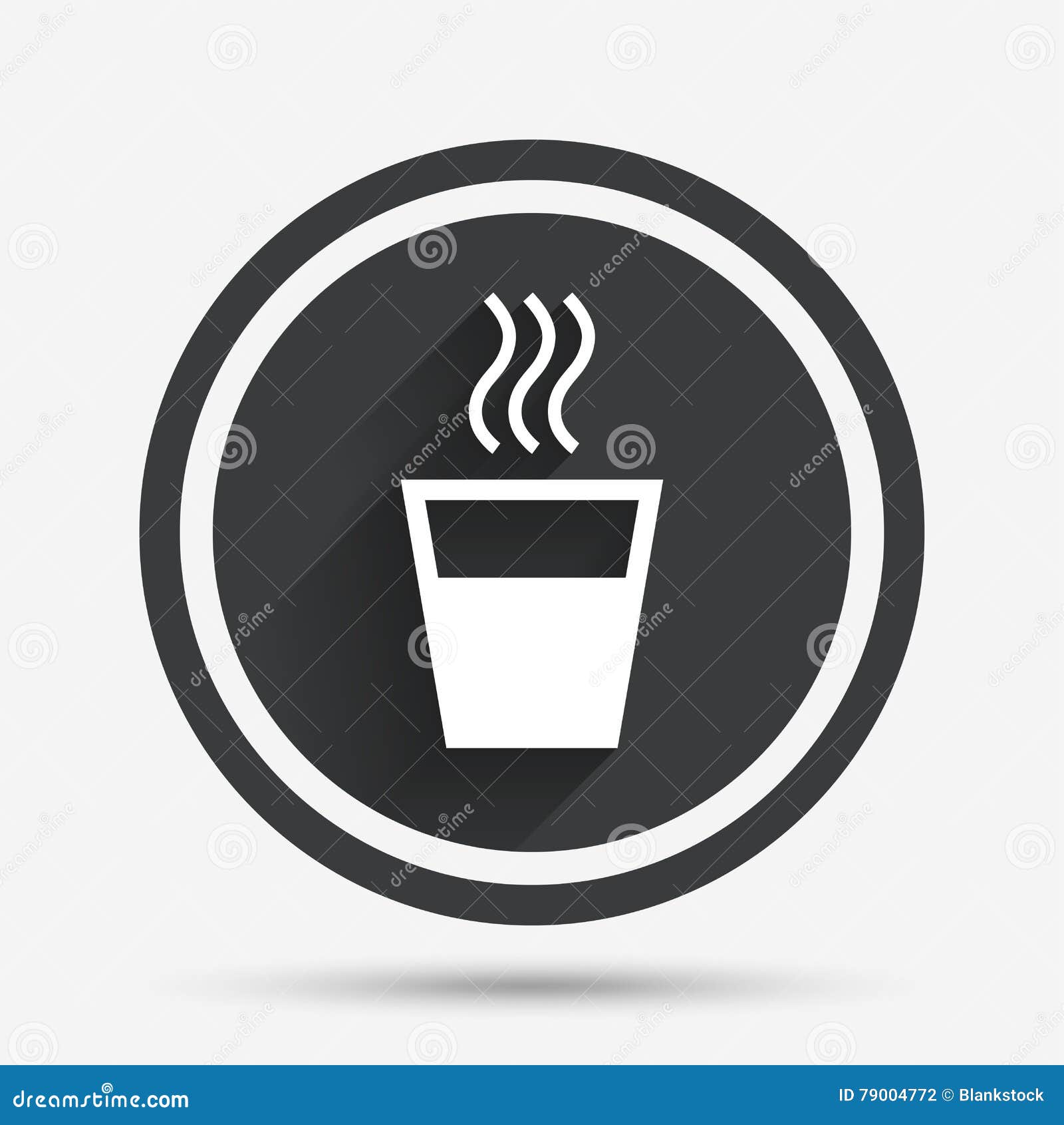 Icône De Signe D'eau Chaude Symbole Chaud De Boissons Illustration de ...