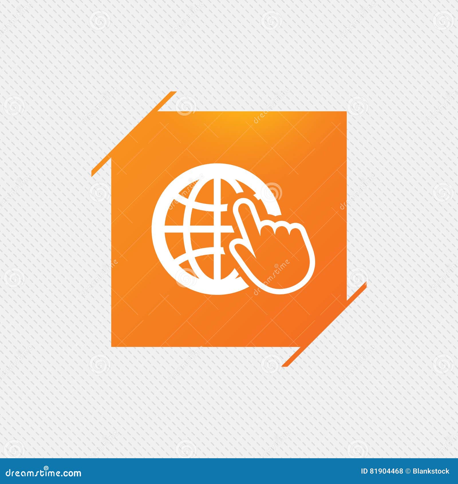 Icône De Signe D'Internet Symbole De World Wide Web Illustration de ...