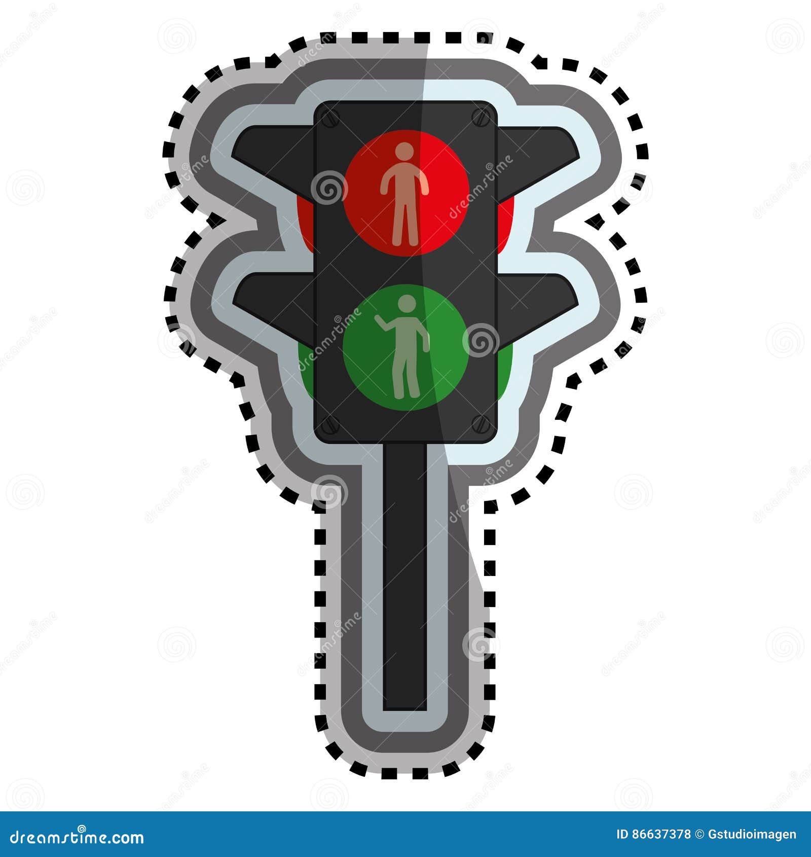 Icône De Signe De Feu De Signalisation Illustration de Vecteur ...