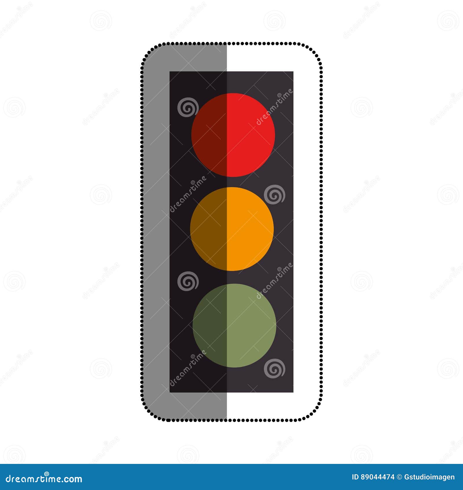 Icône De Signe De Feu De Signalisation Illustration Stock ...