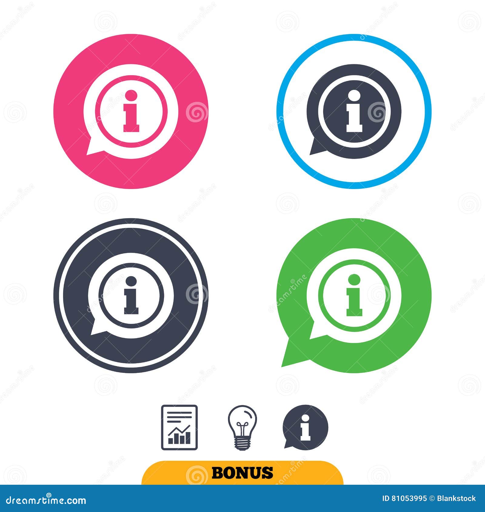 Icône De Signe De L'information Symbole D'infos Illustration de Vecteur ...