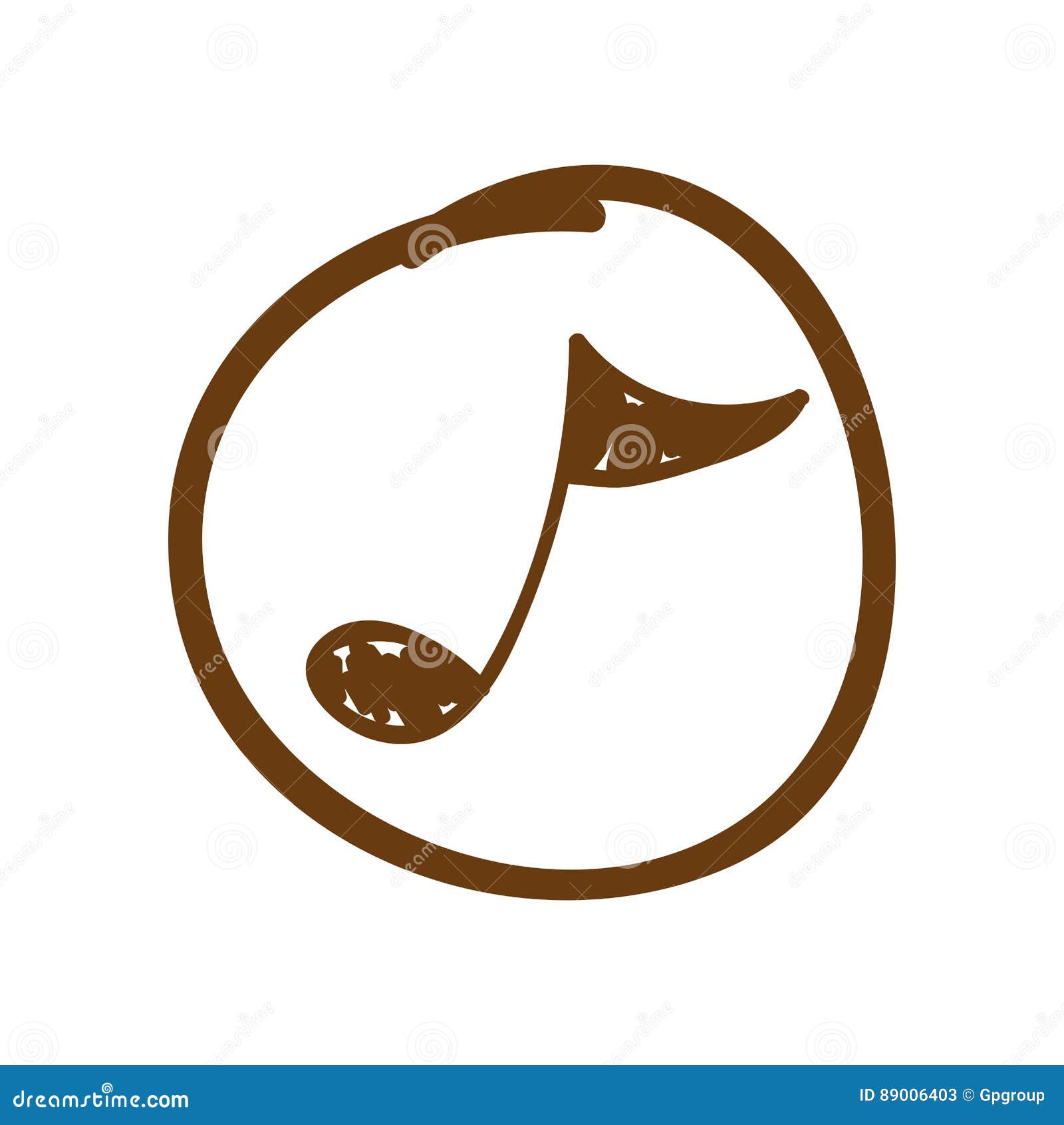 Icône De Signe De Musique De Symbole Illustration Stock - Illustration ...