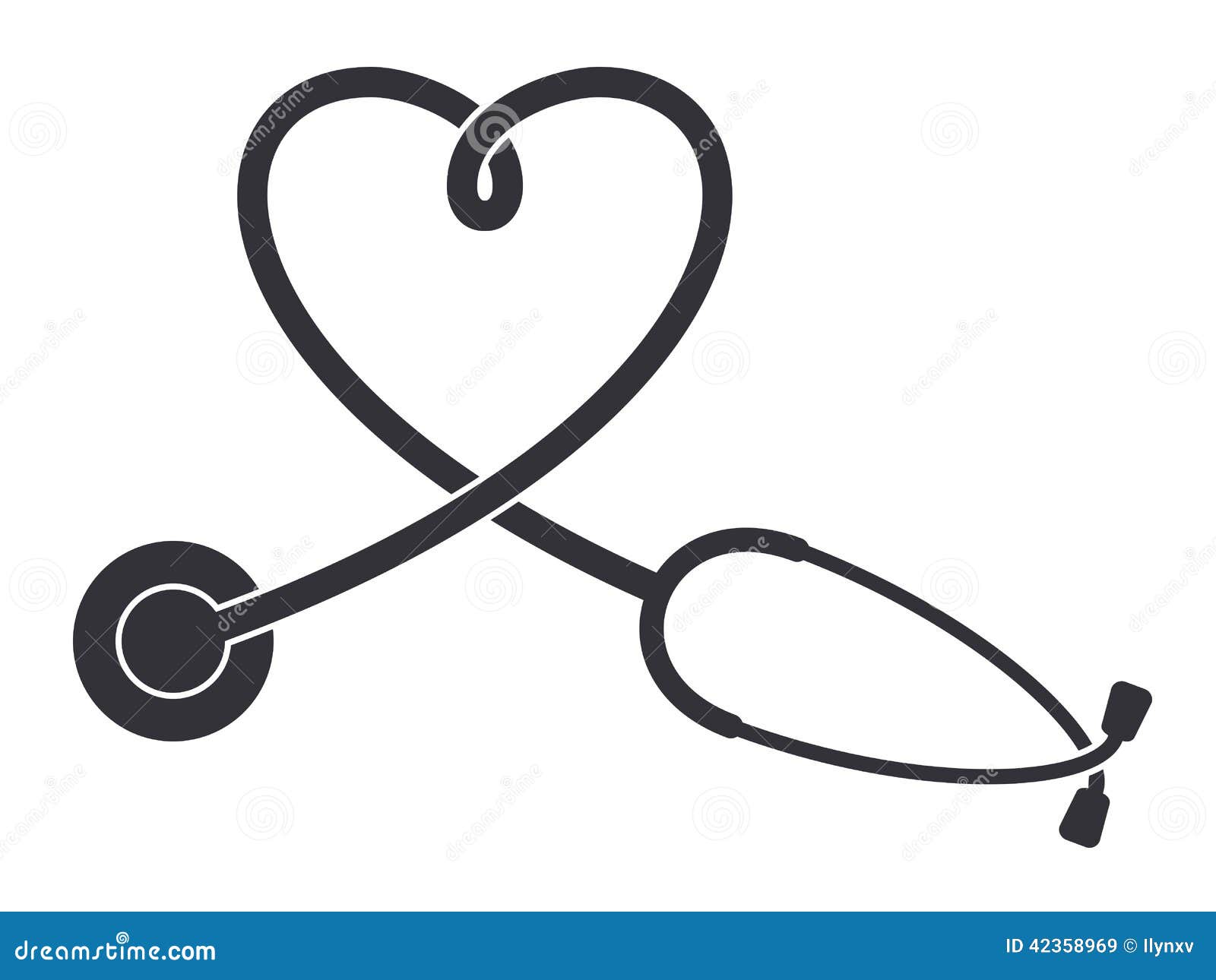 Icône de stéthoscope illustration de vecteur. Illustration du ...