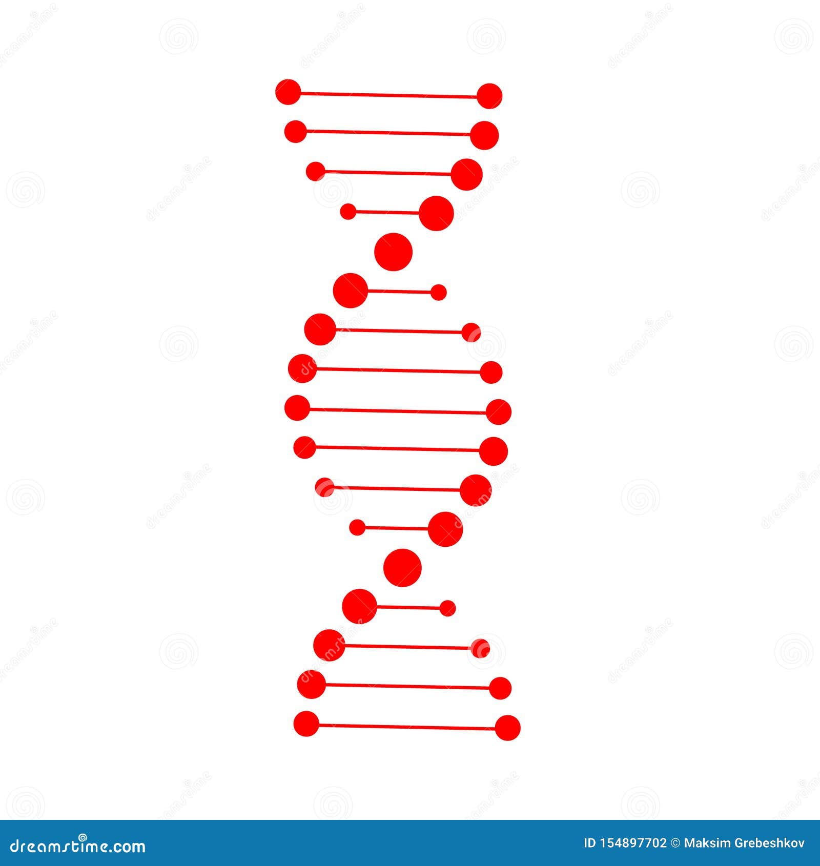 Ic?ne de structure d'ADN illustration stock. Illustration du biochimie - 154897702