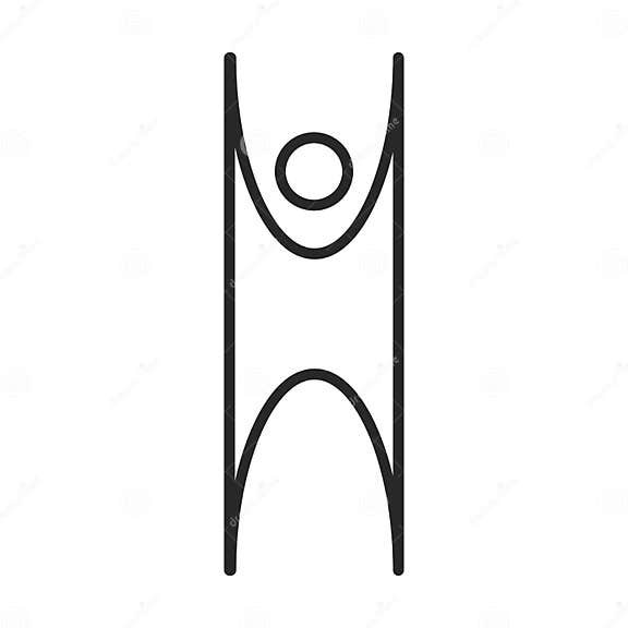 Icône De Symbole D'humanisme Illustration Stock - Illustration du ...