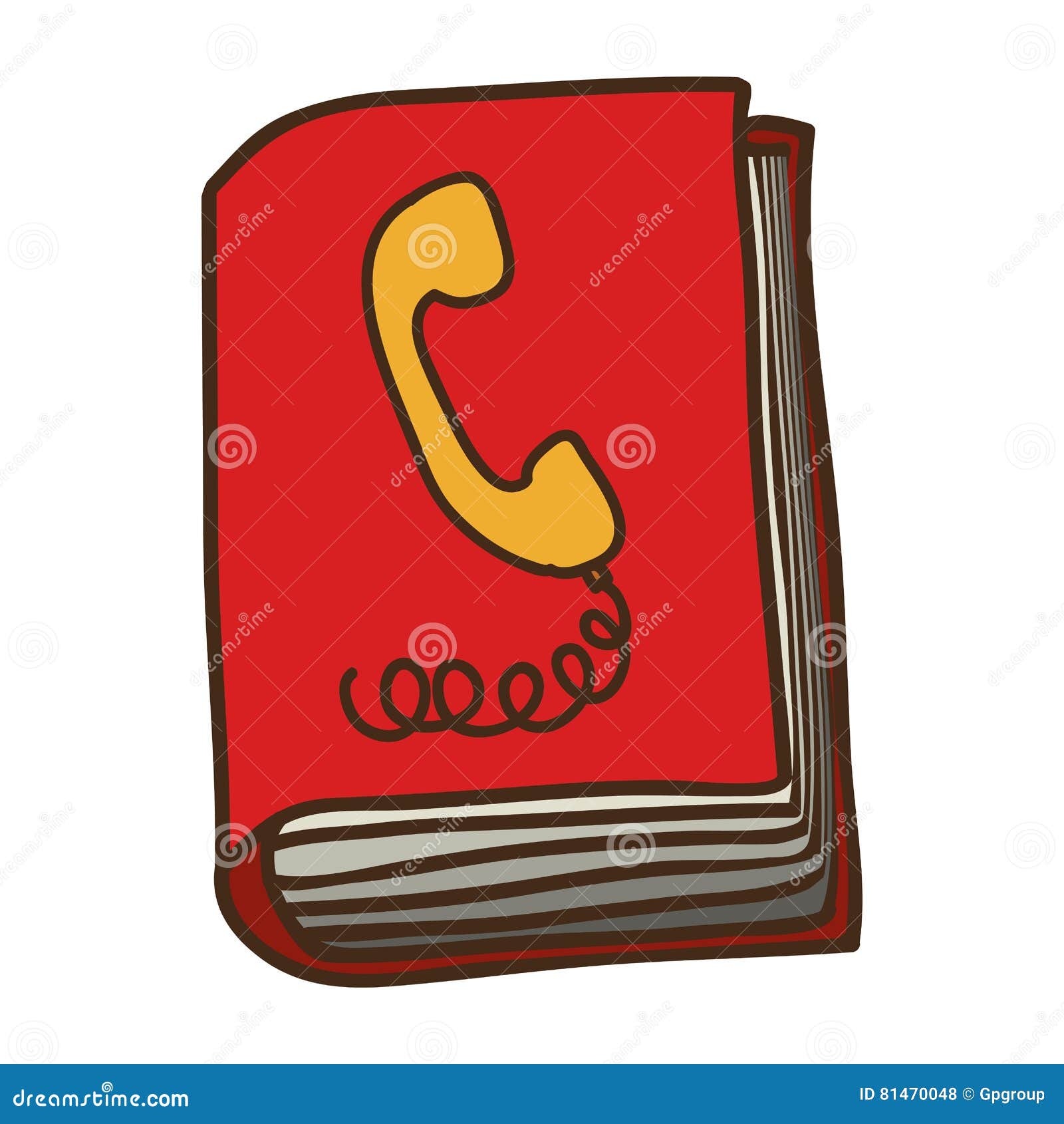 Icône De Symbole De Carnet D'adresses Avec La Couverture Illustration ...