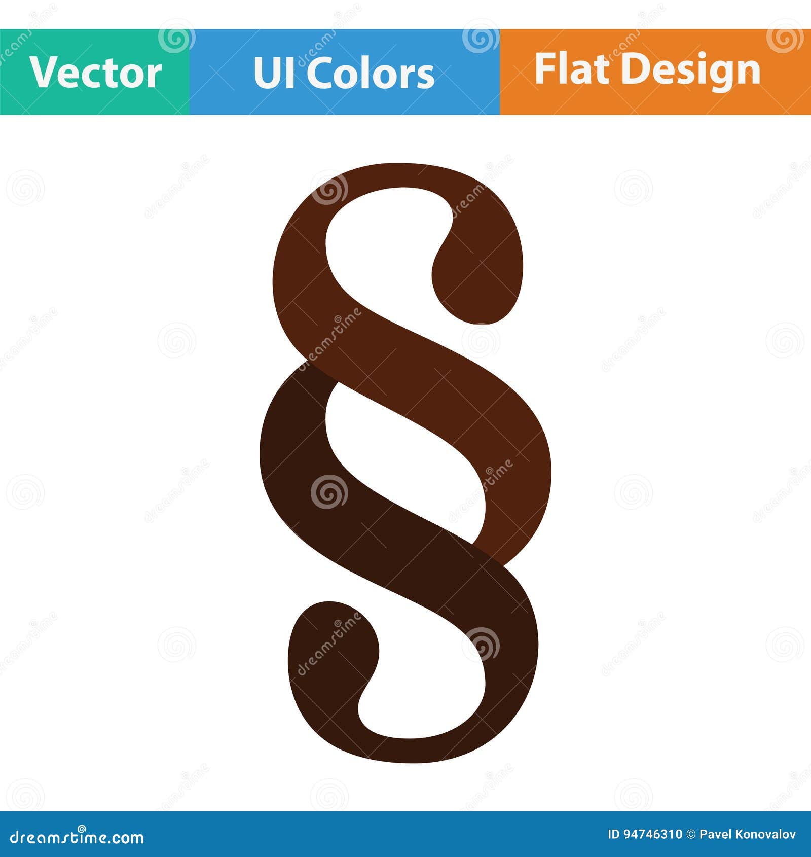 Icône De Symbole De Paragraphe Illustration de Vecteur - Illustration ...