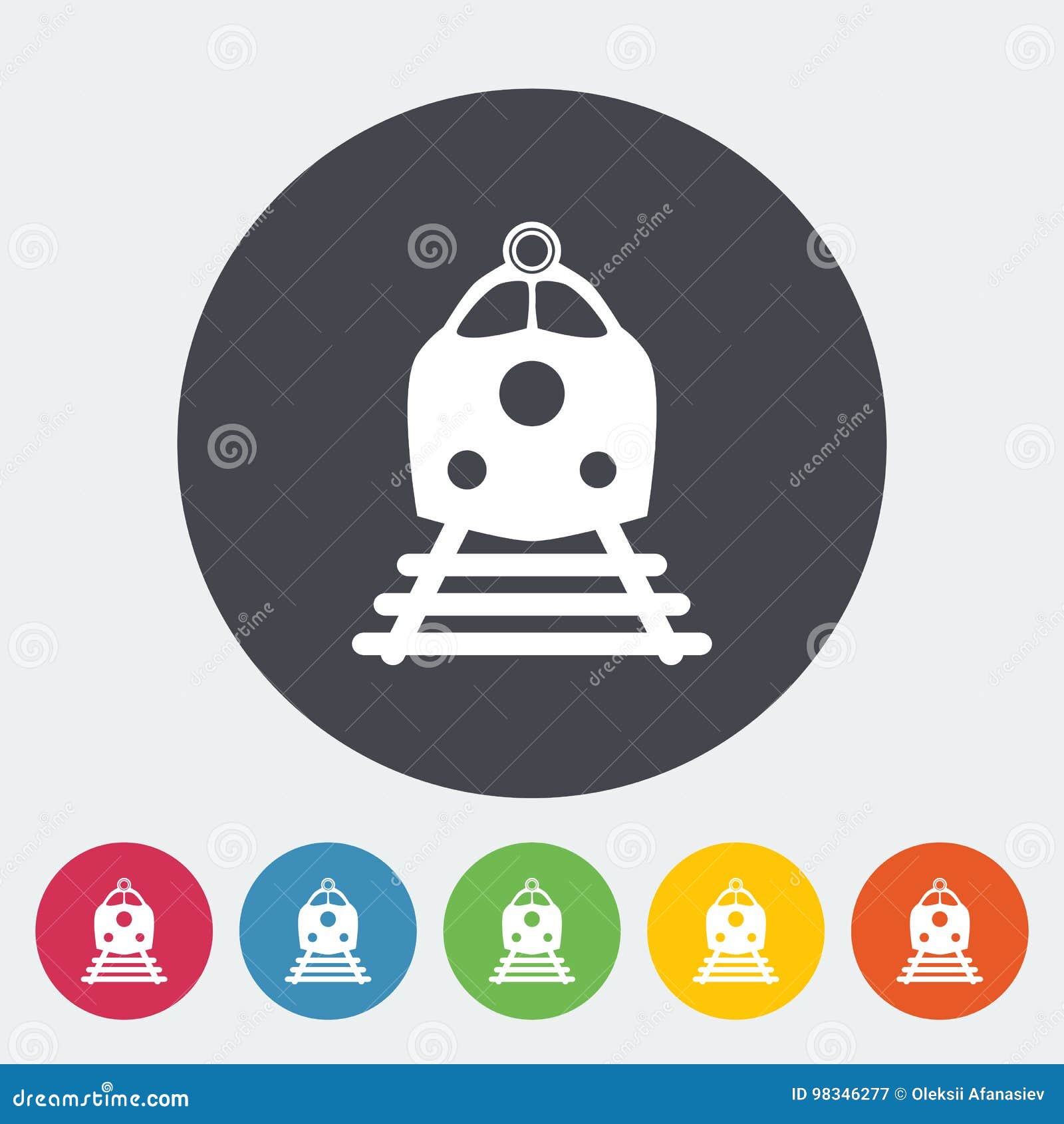 Icône de train illustration de vecteur. Illustration du image - 98346277