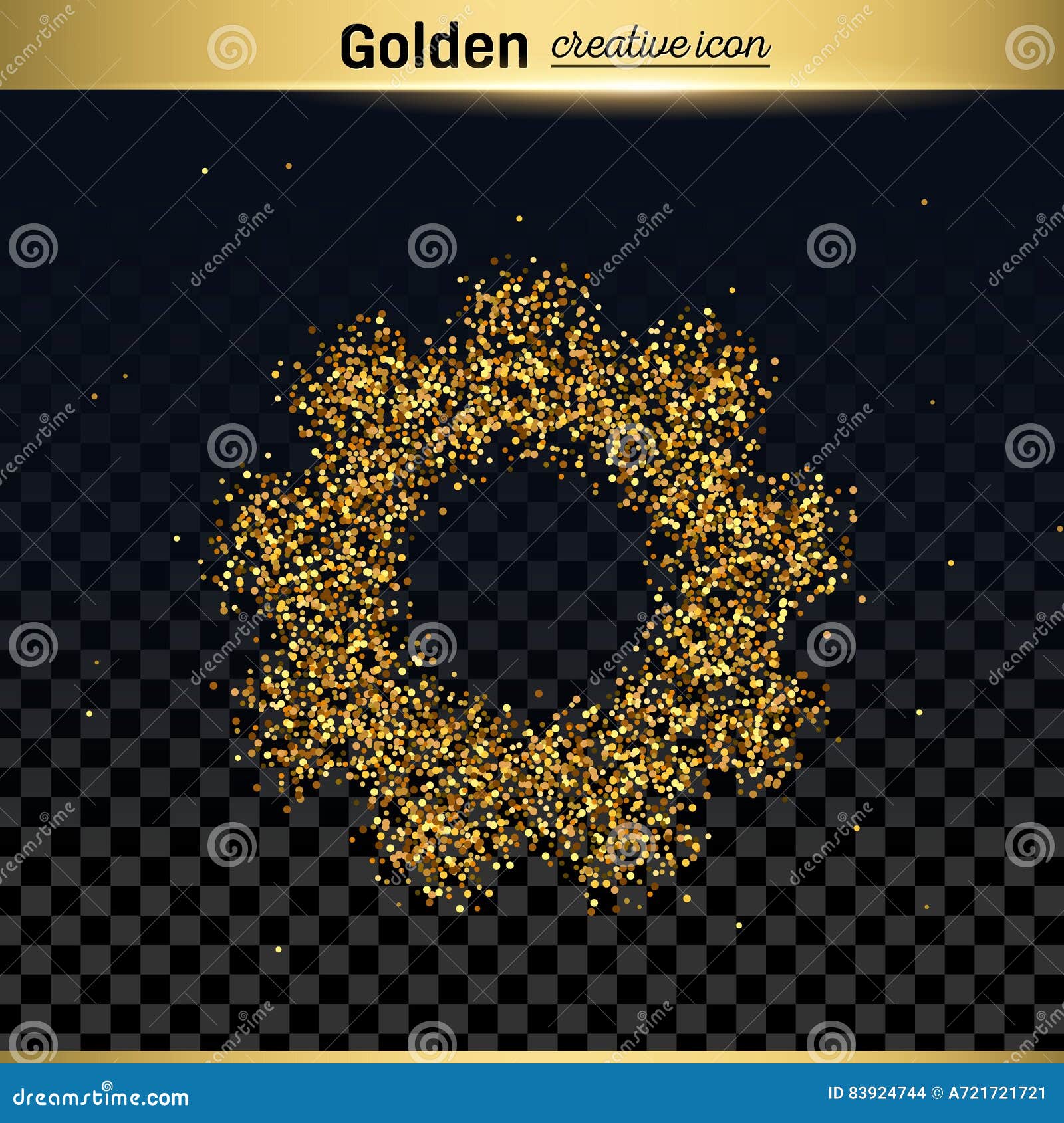 Icône De Vecteur De Scintillement D'or Illustration de Vecteur ...