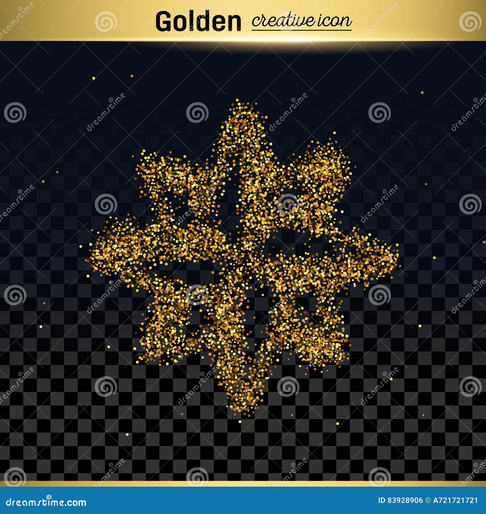 Icône De Vecteur De Scintillement D'or Illustration de Vecteur ...