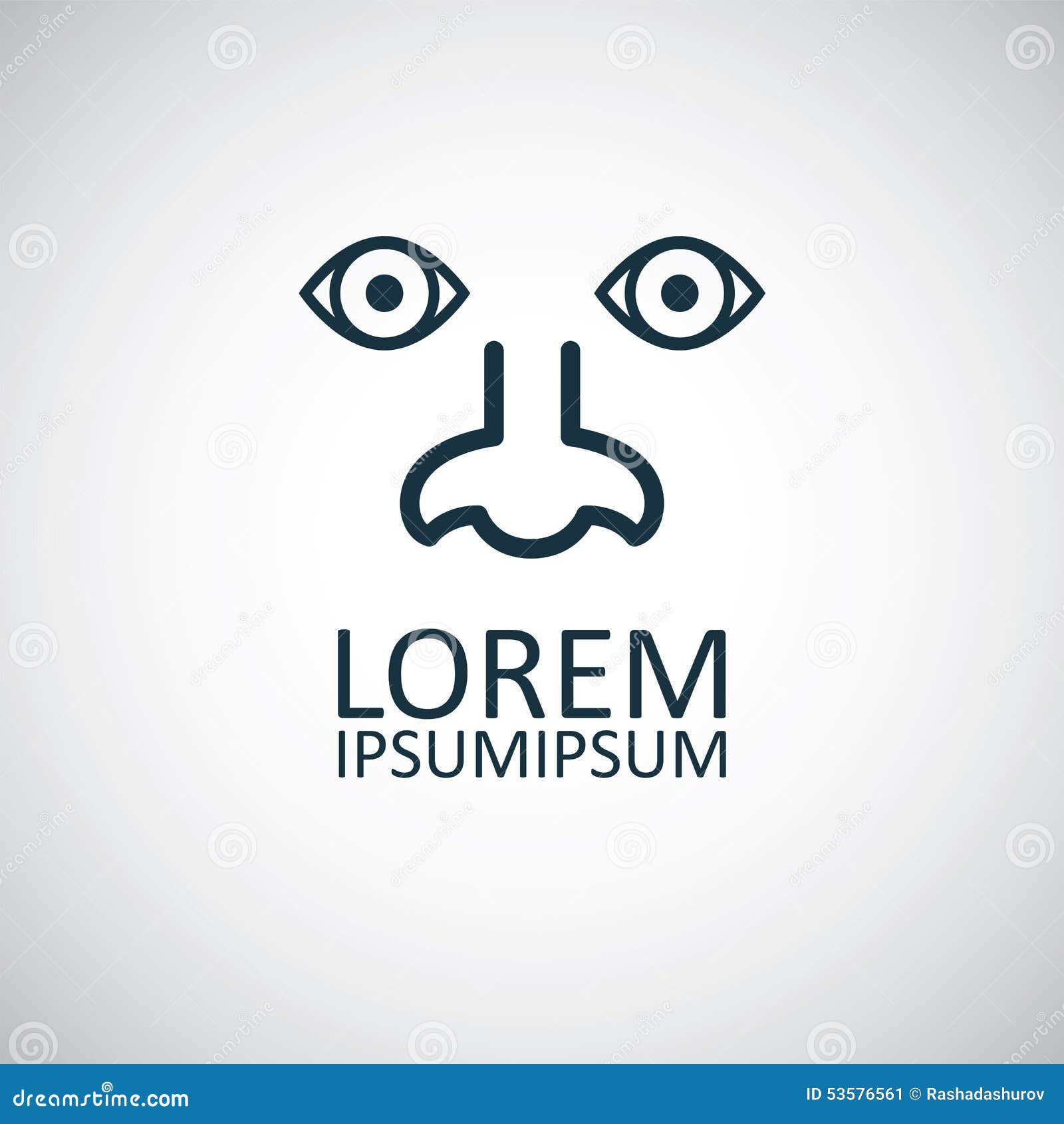 Icône de visage illustration de vecteur. Illustration du conception ...