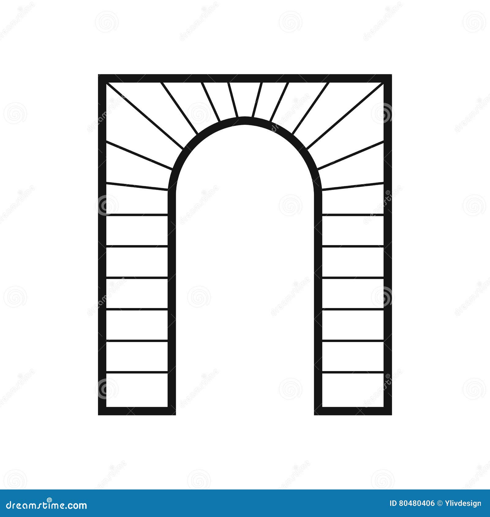 Icône De Voûte, Style Simple Illustration de Vecteur - Illustration du ...