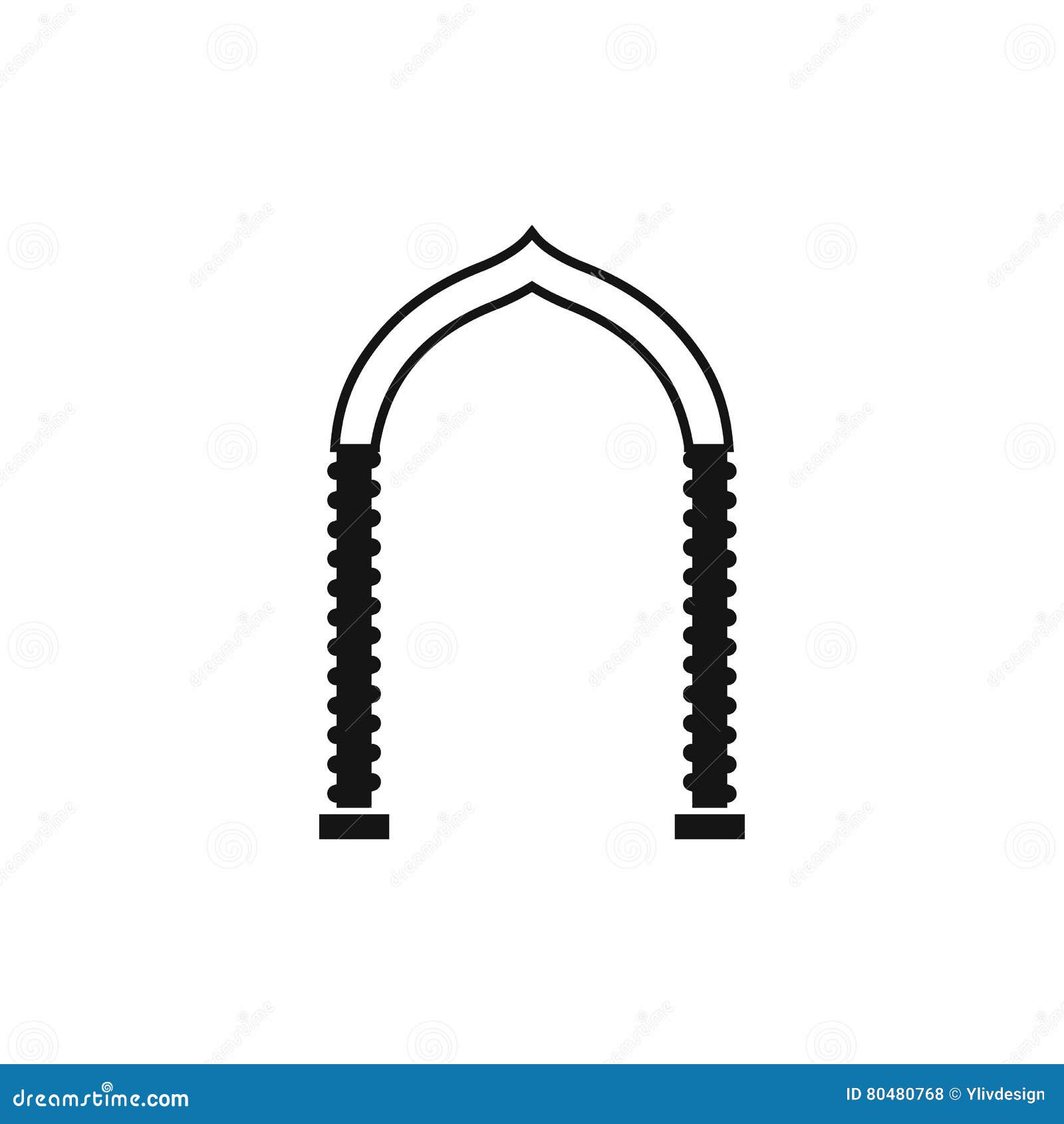 Icône De Voûte, Style Simple Illustration de Vecteur - Illustration du ...