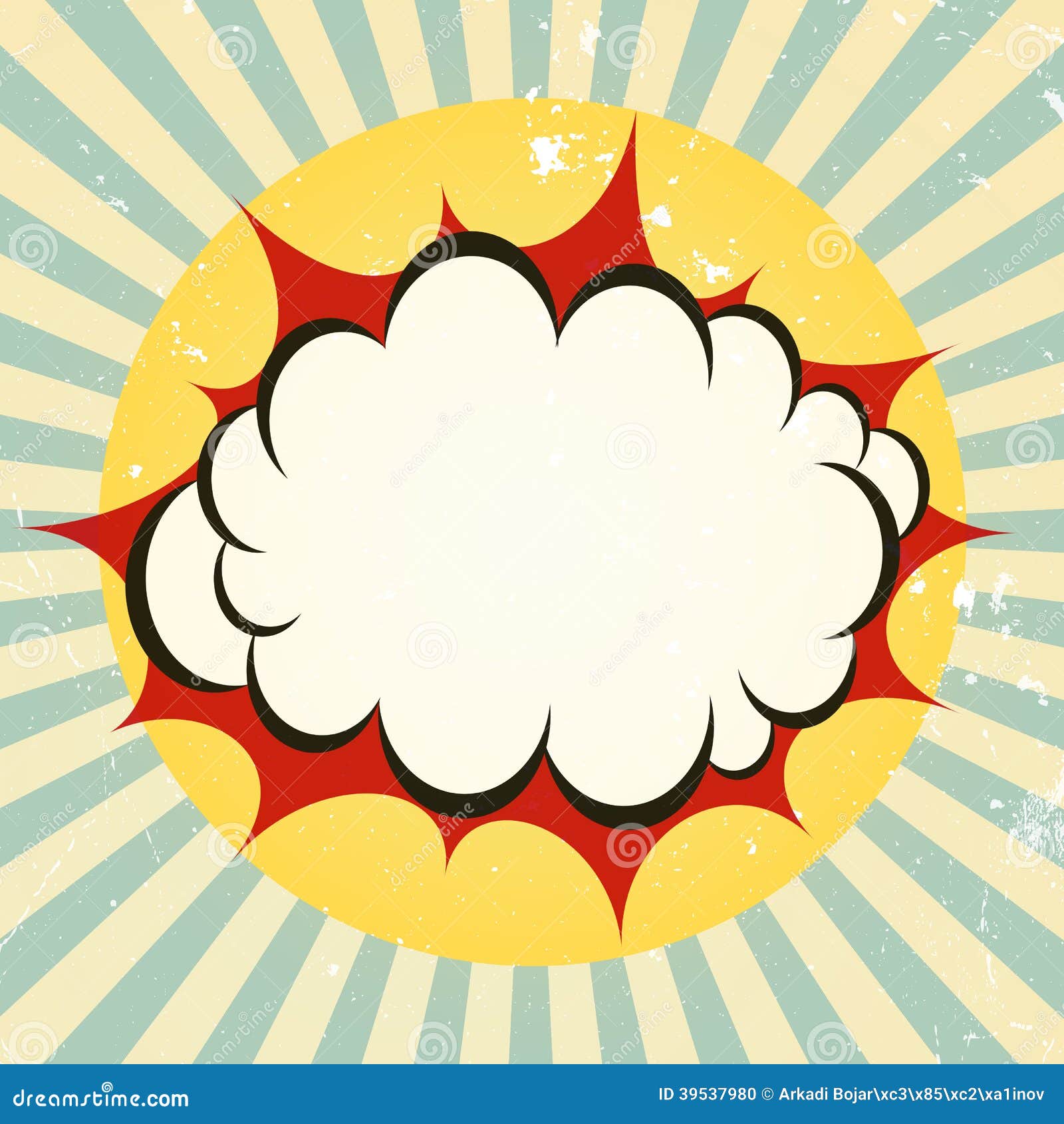 Icône explosive de boom illustration de vecteur. Illustration du ...