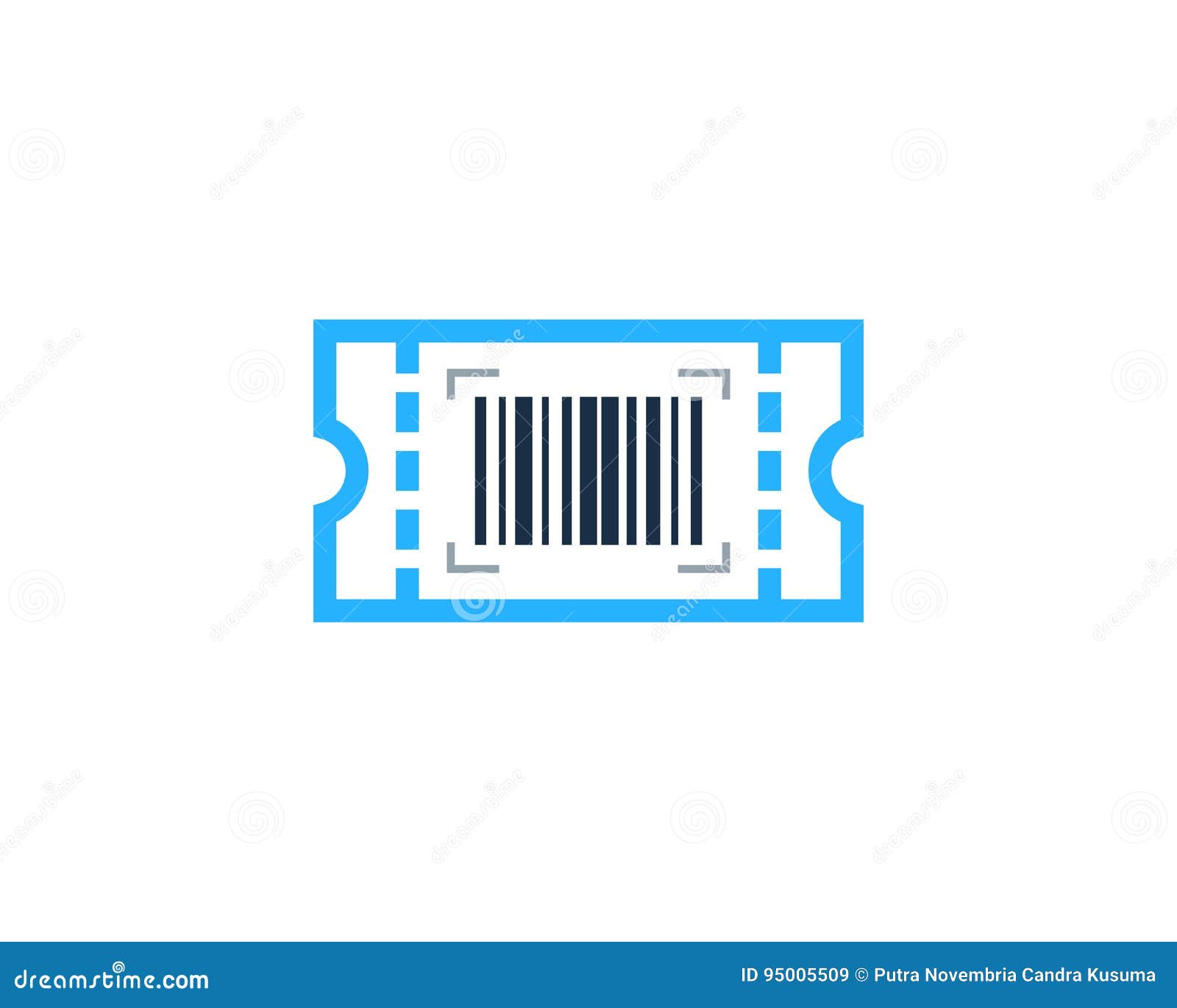 Icône Logo Design Element De Code Barres Illustration de Vecteur ...