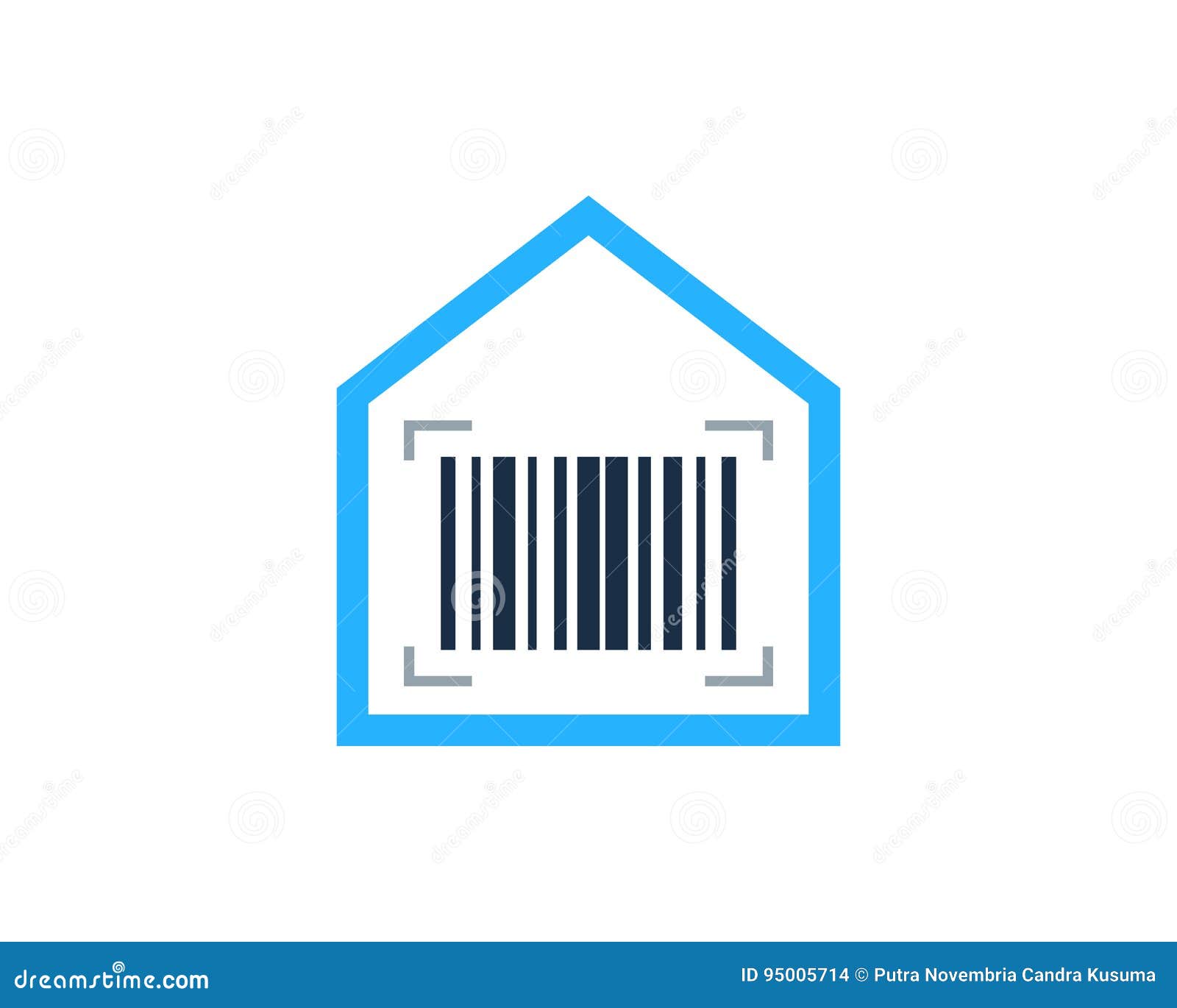 Icône Logo Design Element De Code Barres Illustration de Vecteur ...