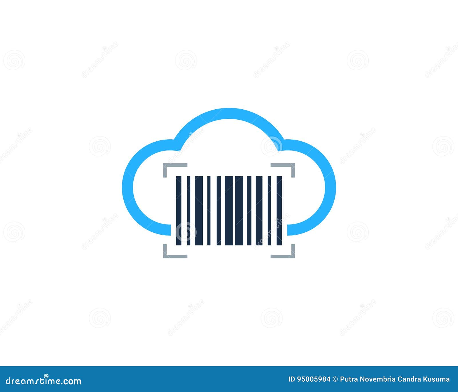 Icône Logo Design Element De Code Barres Illustration de Vecteur ...