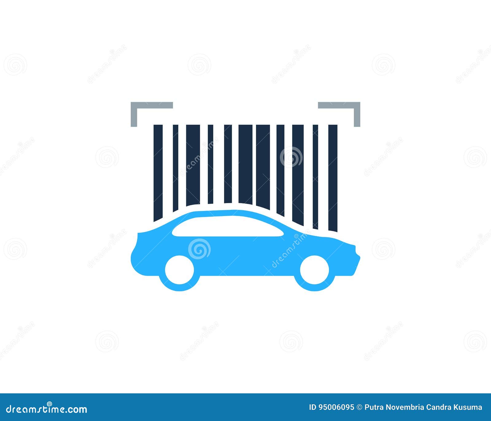 Icône Logo Design Element De Code Barres Illustration de Vecteur ...