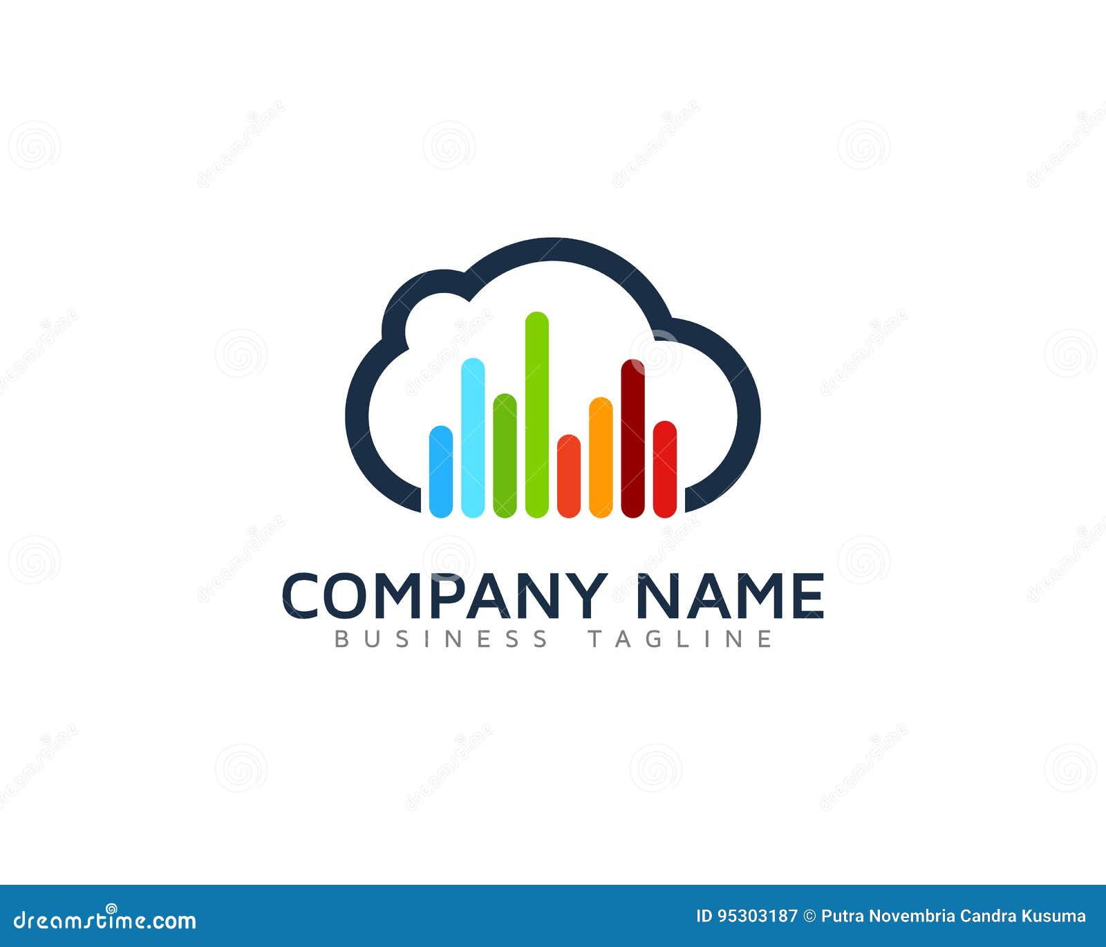 Icône Logo Design Element De Nuage Illustration de Vecteur ...